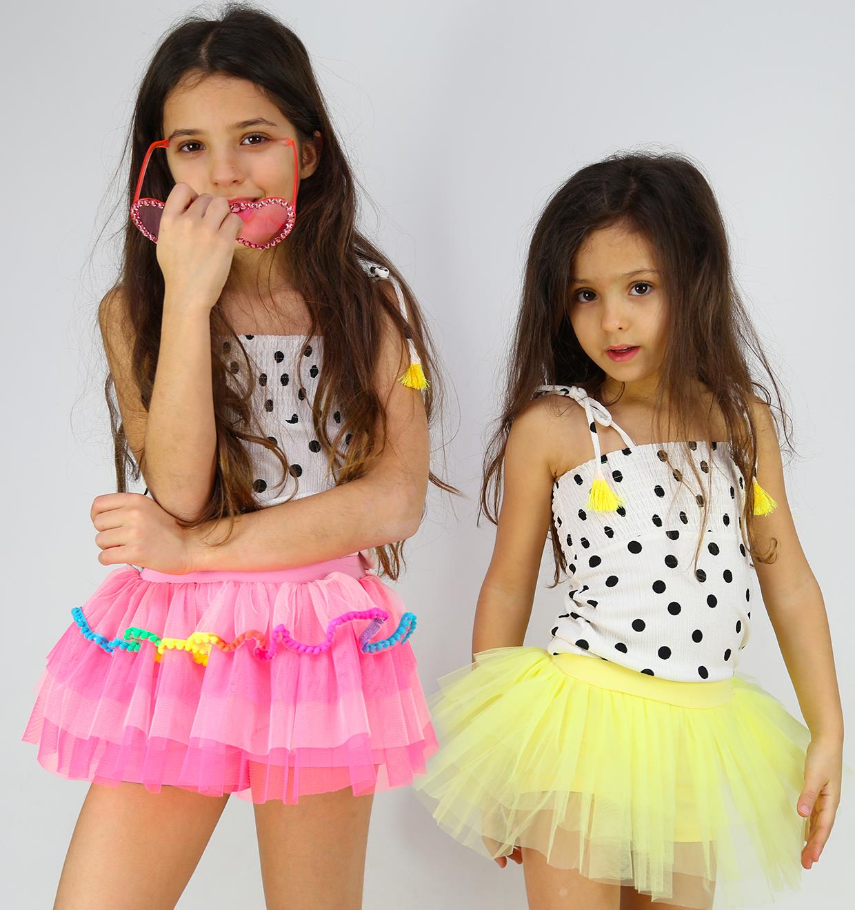 Pompom Mini Tutu Şort