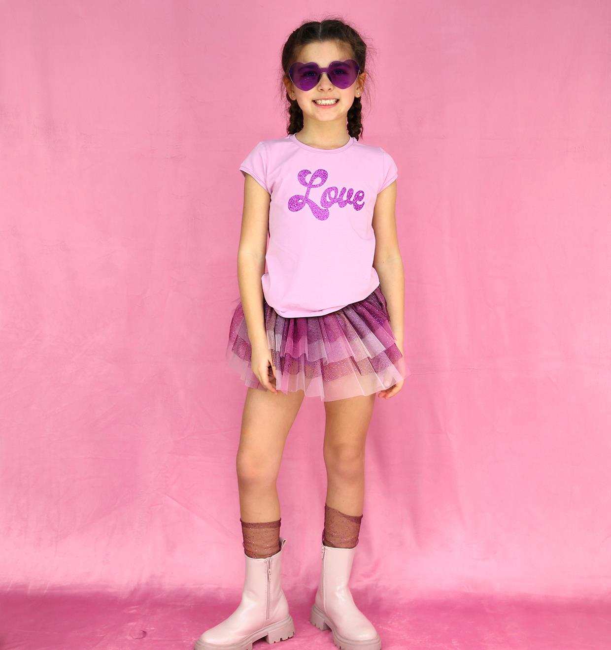 Purple Passion Mini Tutu Şort