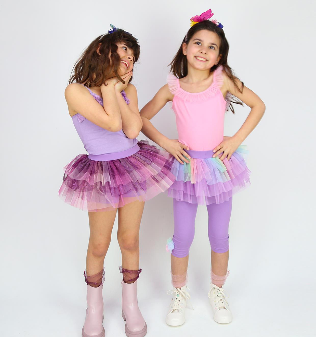 Purple Passion Mini Tutu Şort