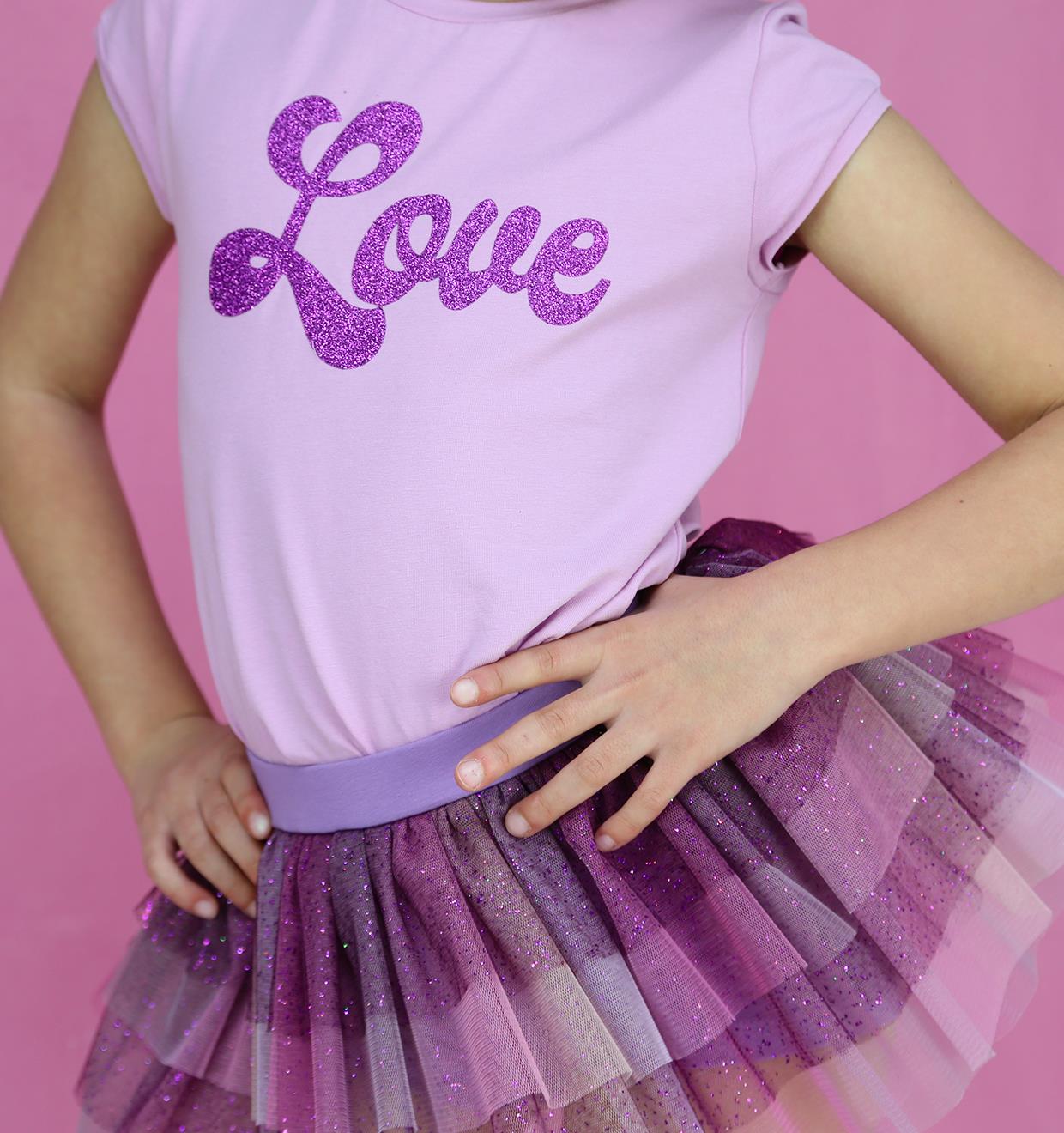 Purple Passion Mini Tutu Şort