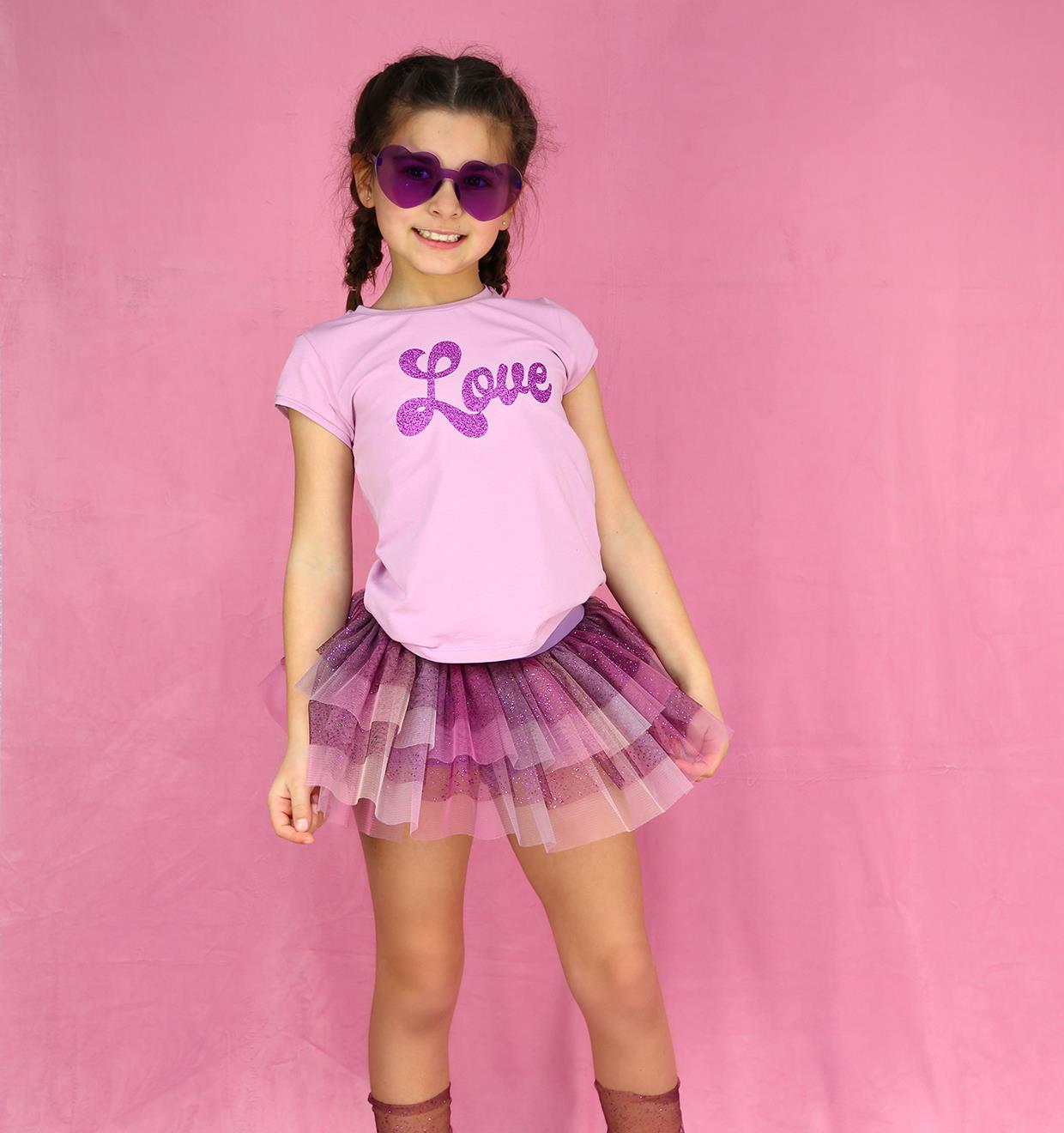 Purple Passion Mini Tutu Şort