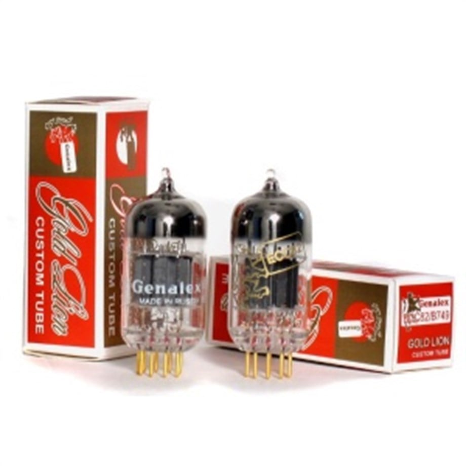 GENALEX GOLD LION 12AU7-ECC82 GOLD PINS