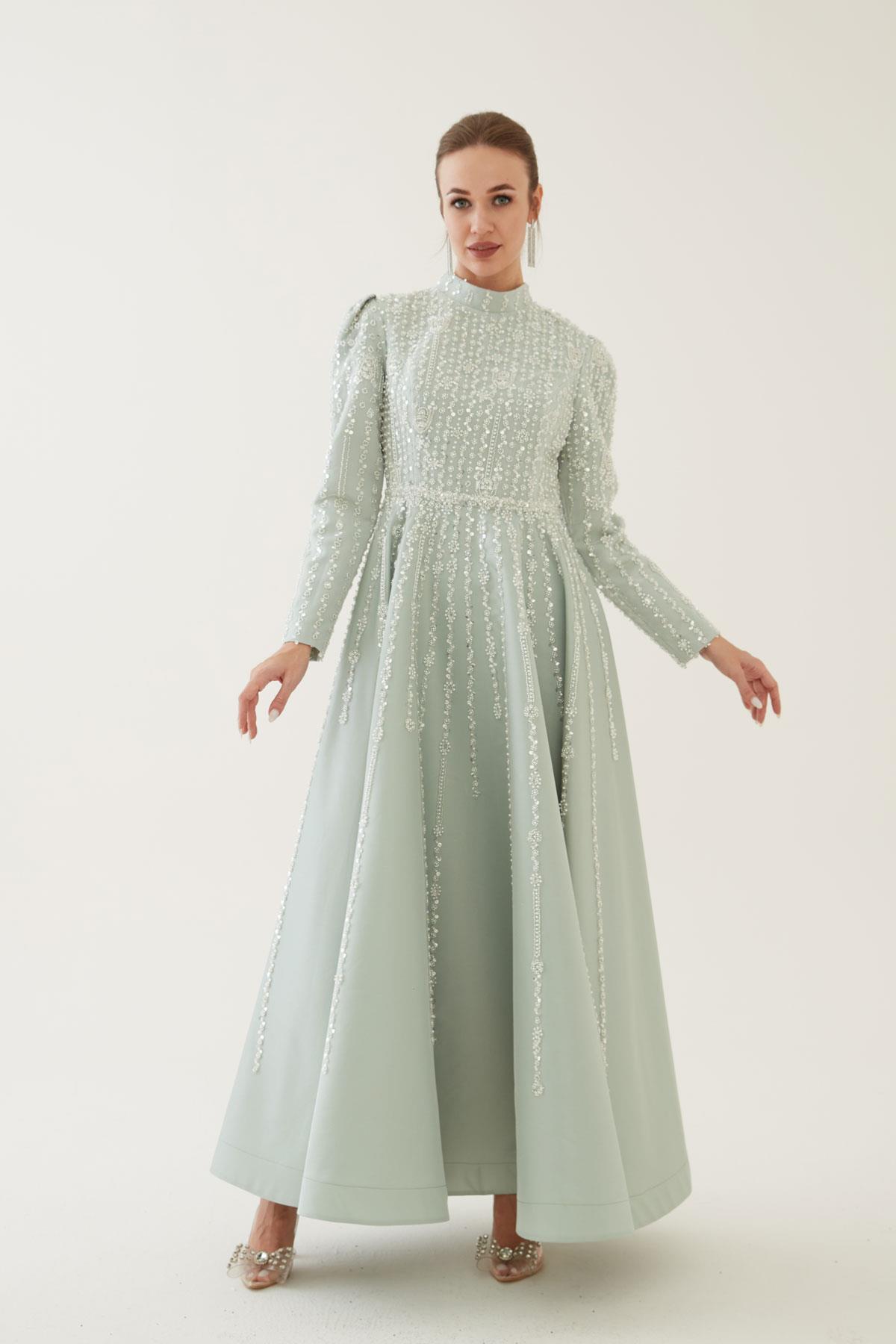 Nurgül Çakır Akra Abiye Çağla Yeşili