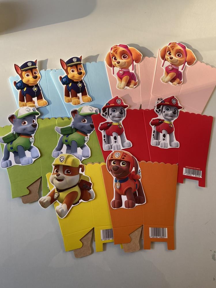 Paw Patrol Temalı Popcorn Kutusu │ partimugi.com Paw Patrol Temalı Popcorn Kutusu │ partimugi.com