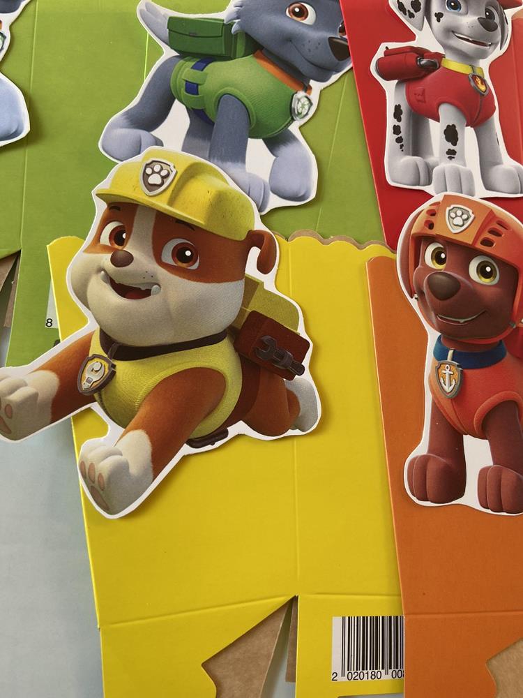 Paw Patrol Temalı Popcorn Kutusu │ partimugi.com Paw Patrol Temalı Popcorn Kutusu │ partimugi.com