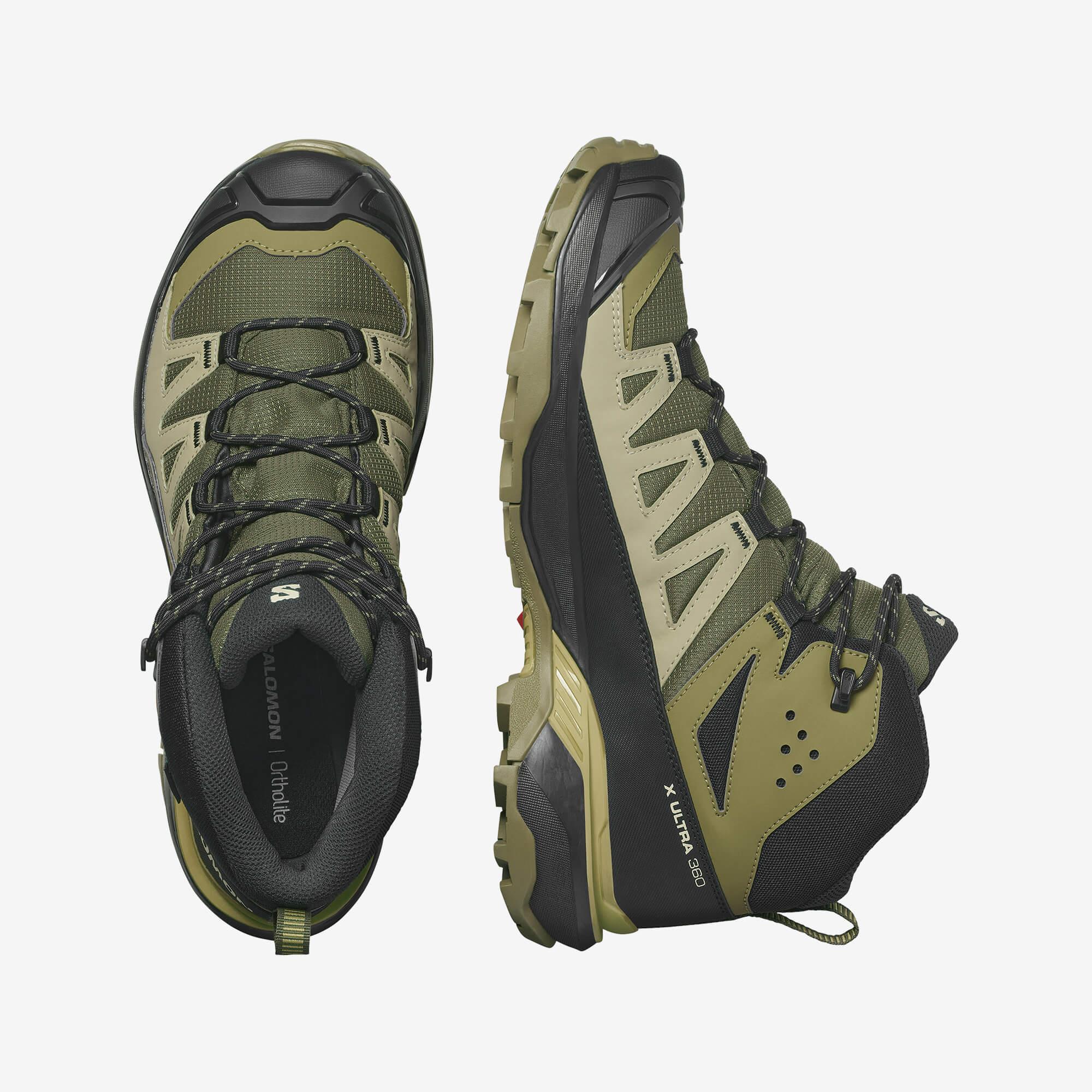 Salomon X Ultra 360 Mid Gore-Tex Erkek Outdoor Botu - Yeşil