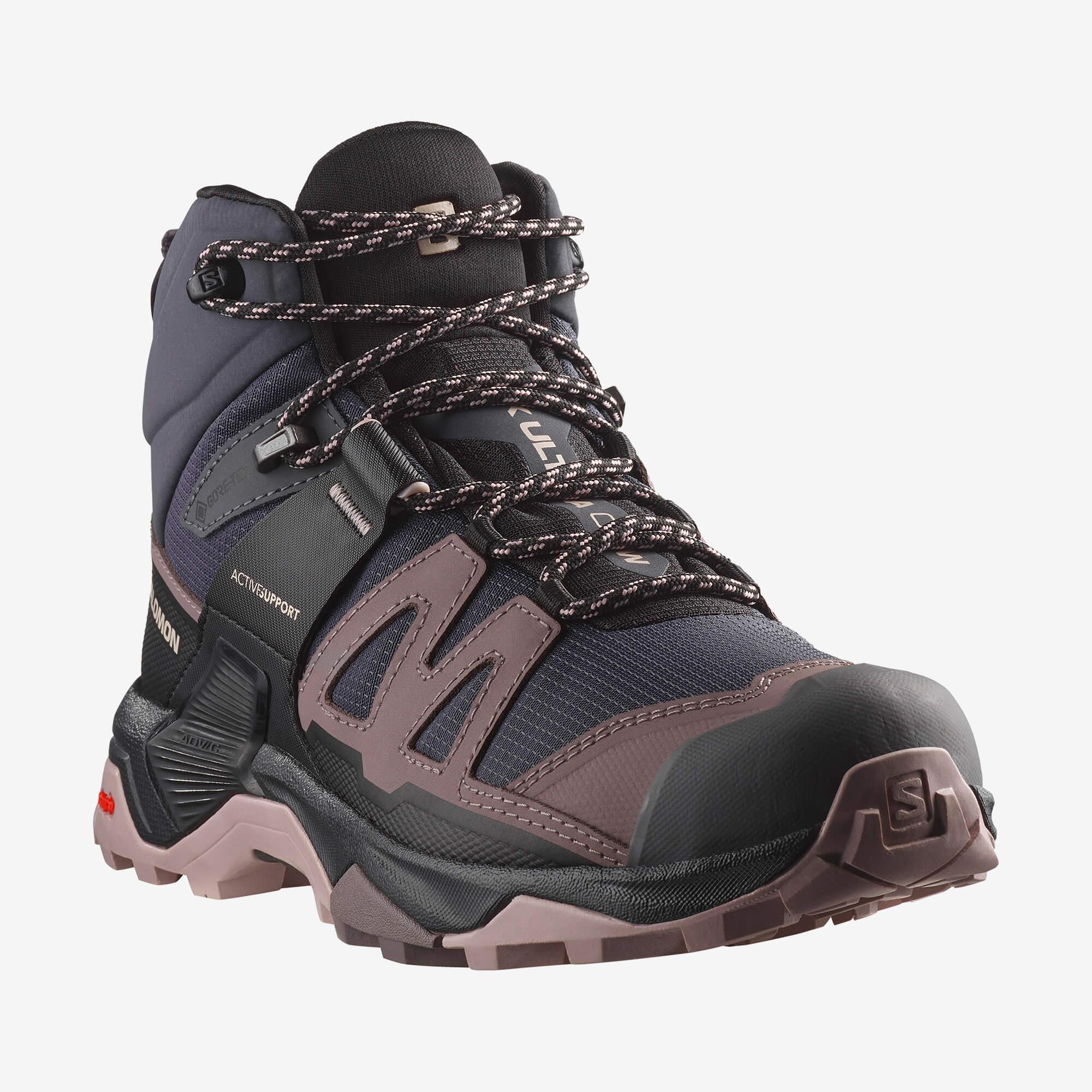 Salomon X Ultra 4 Mid Gore-Tex Kadın Outdoor Botu - Mor