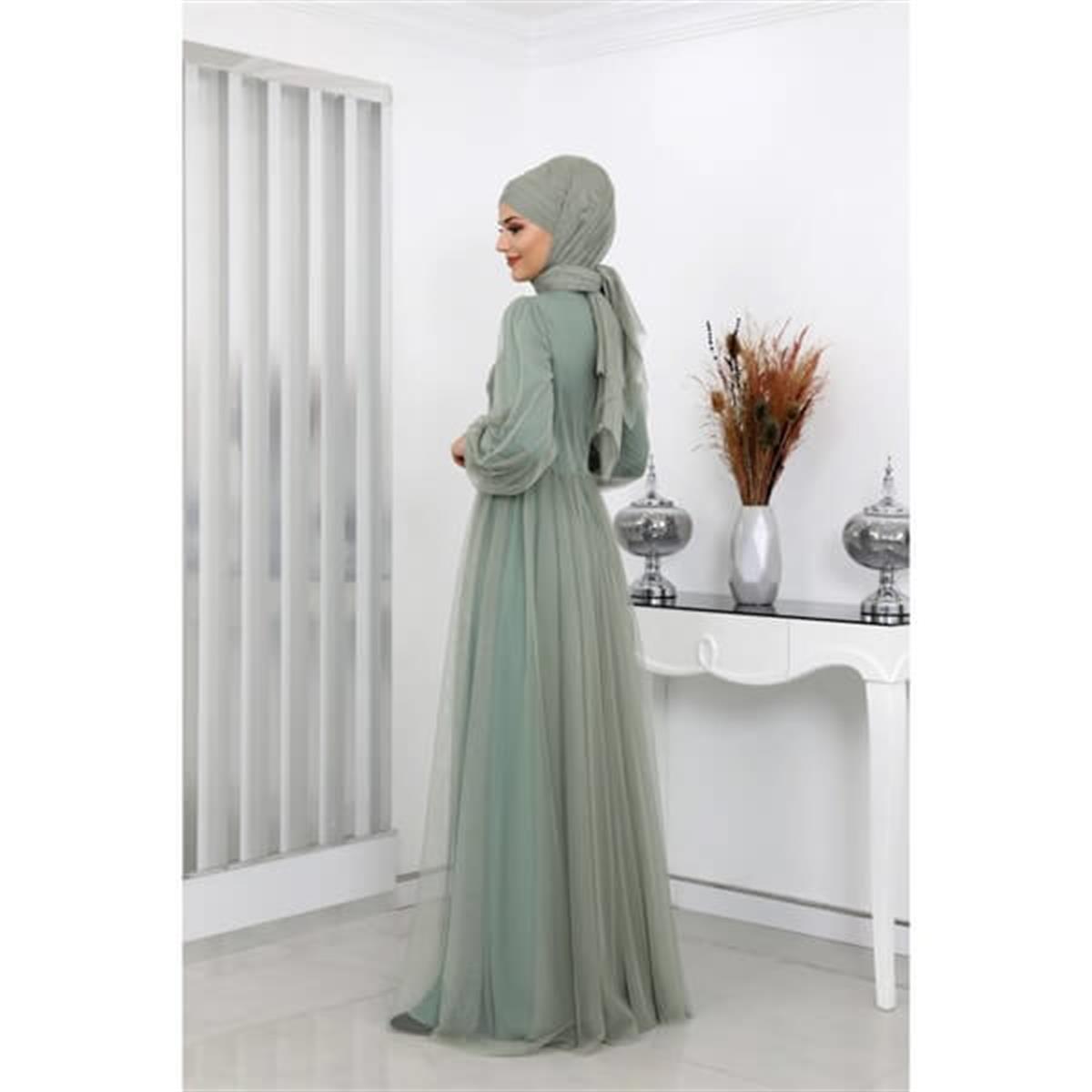 Merva Evening Dress - Çağla