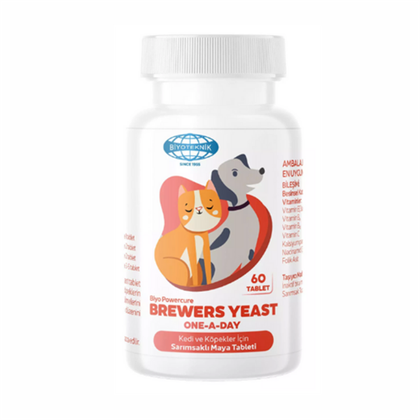 BİYO POWERCURE BREWERS YEAST ONE-A-DAY Kedi Ve Köpekler Için Sarımsaklı ...