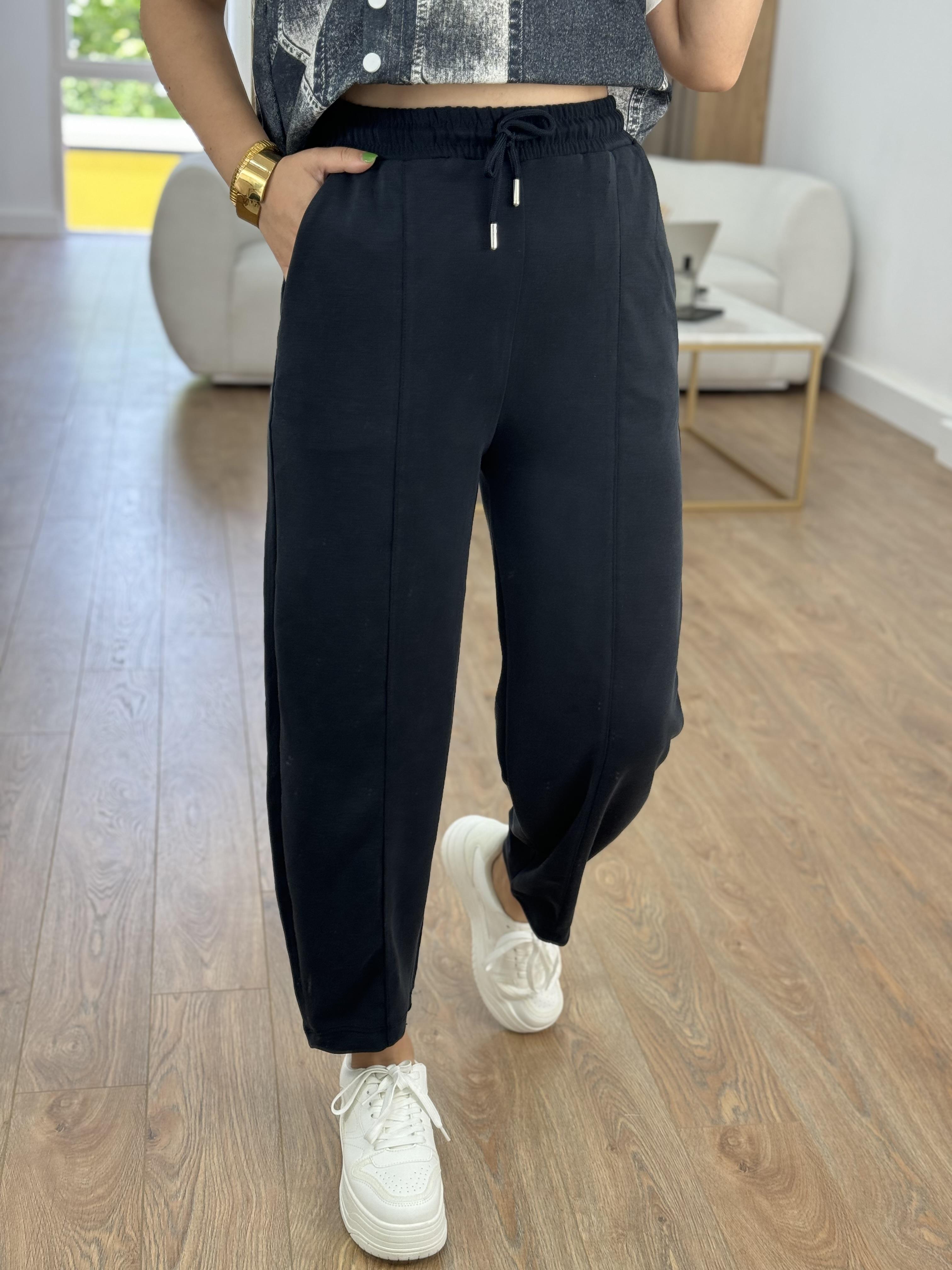 Şalvar Model Modal Pantolon-Antrasit