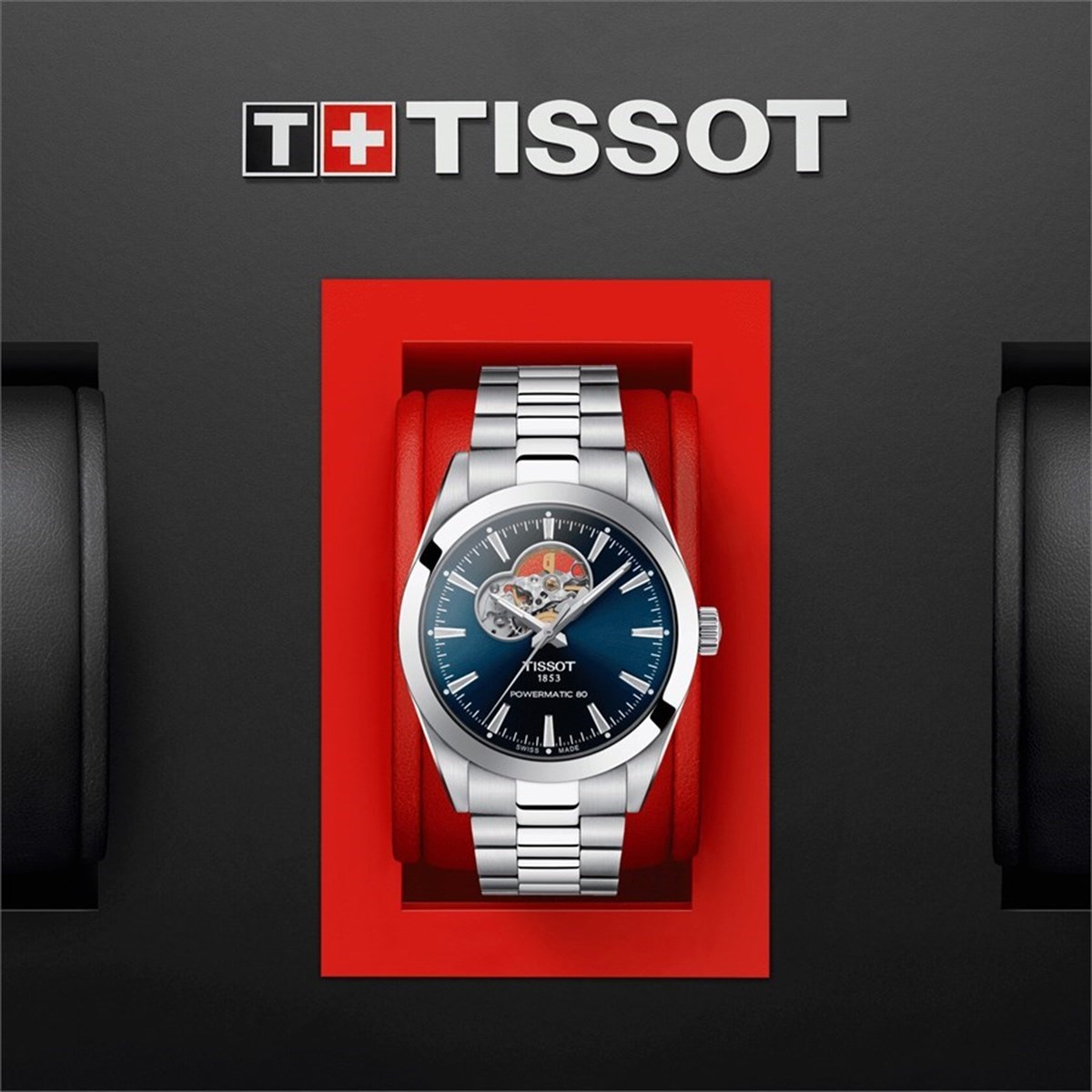 TİSSOT GENTLEMAN POWERMATİC 80 OPEN HEART T1274071104101 Erkek Saati ...