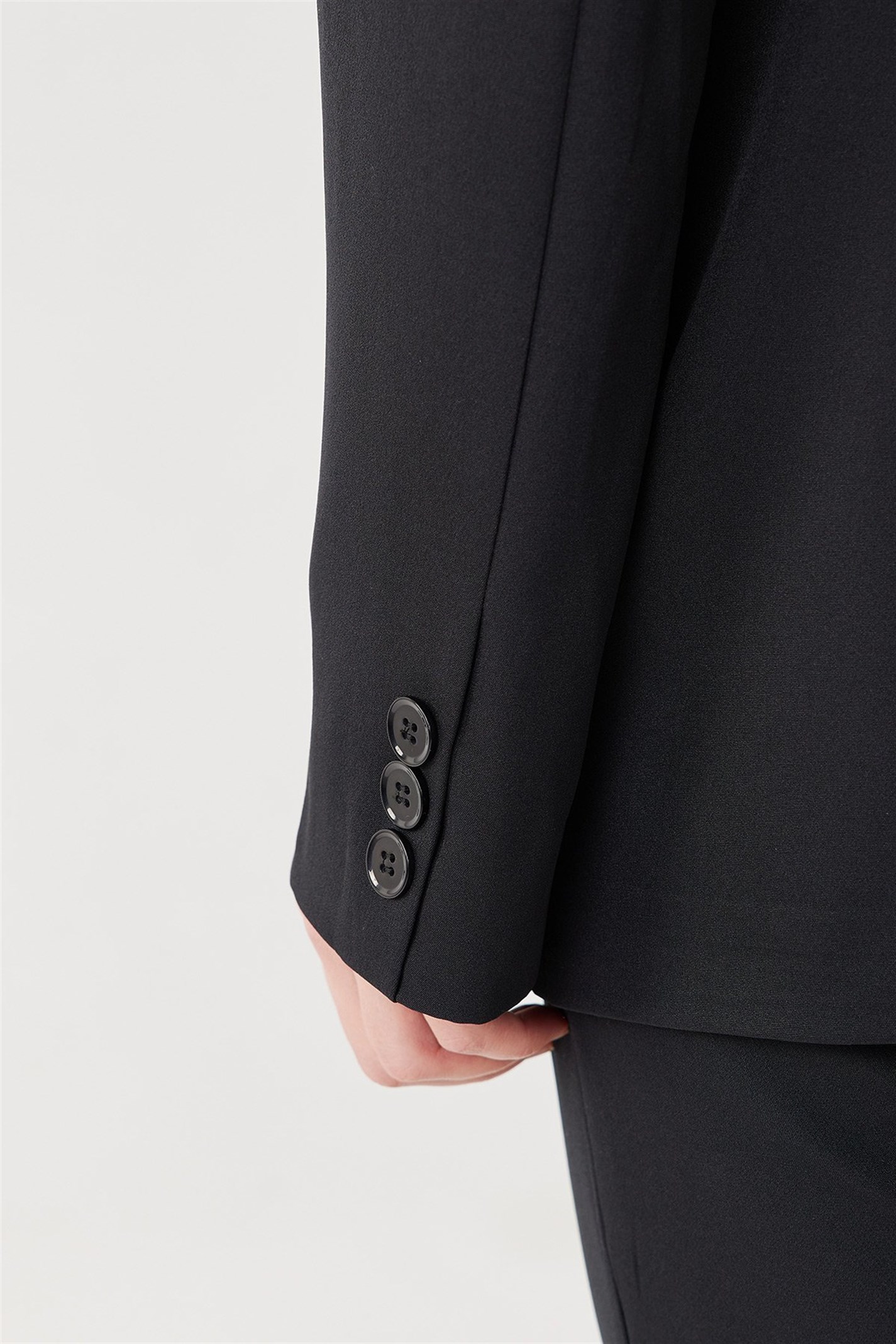 Black Double Breasted Blazer Jacket | Suud Collection Black Double Breasted Blazer Jacket | Suud Collection