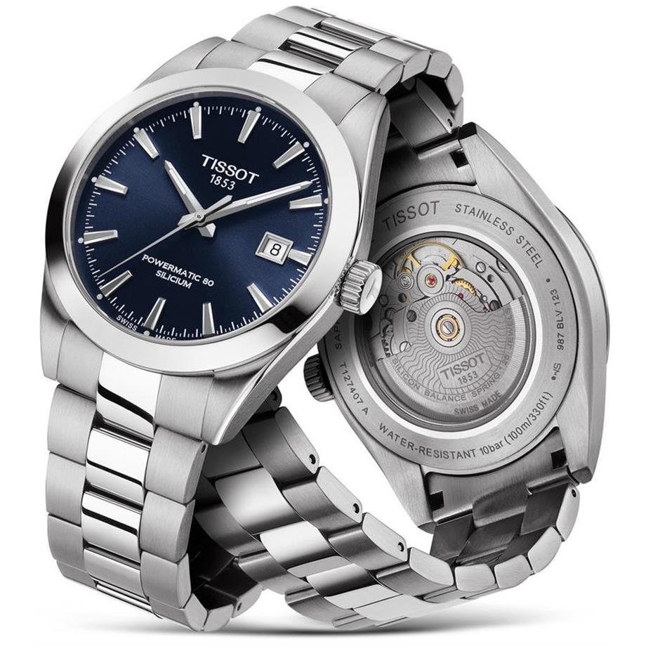 Tissot T1274071104100 Gentleman Powermatic 80 Silicium Erkek Kol Saati T127.407.11.041.00