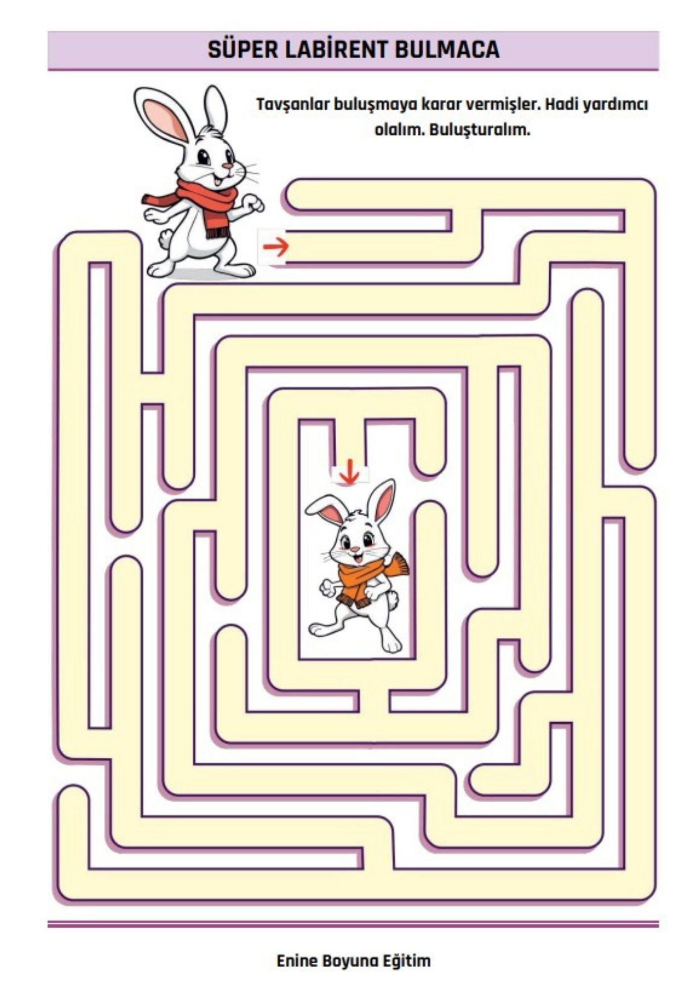 3-9 Yaş Süper Labirent Kitabı (Spiralli)
