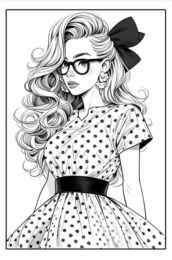 Kızlar İçin ANİME Boyama Kitabı (60 SÜPER Ötesi Boyamalar)