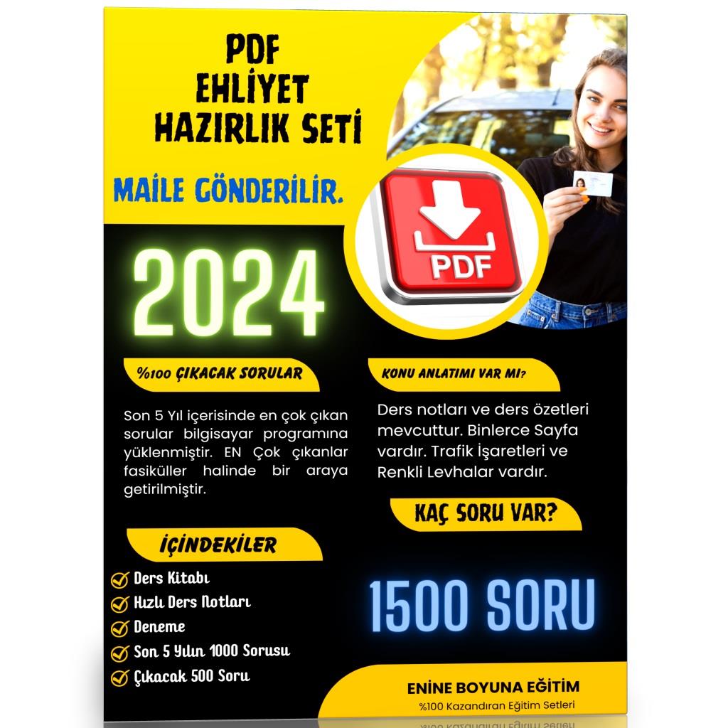 PDF Ehliyet Hazırlık Seti