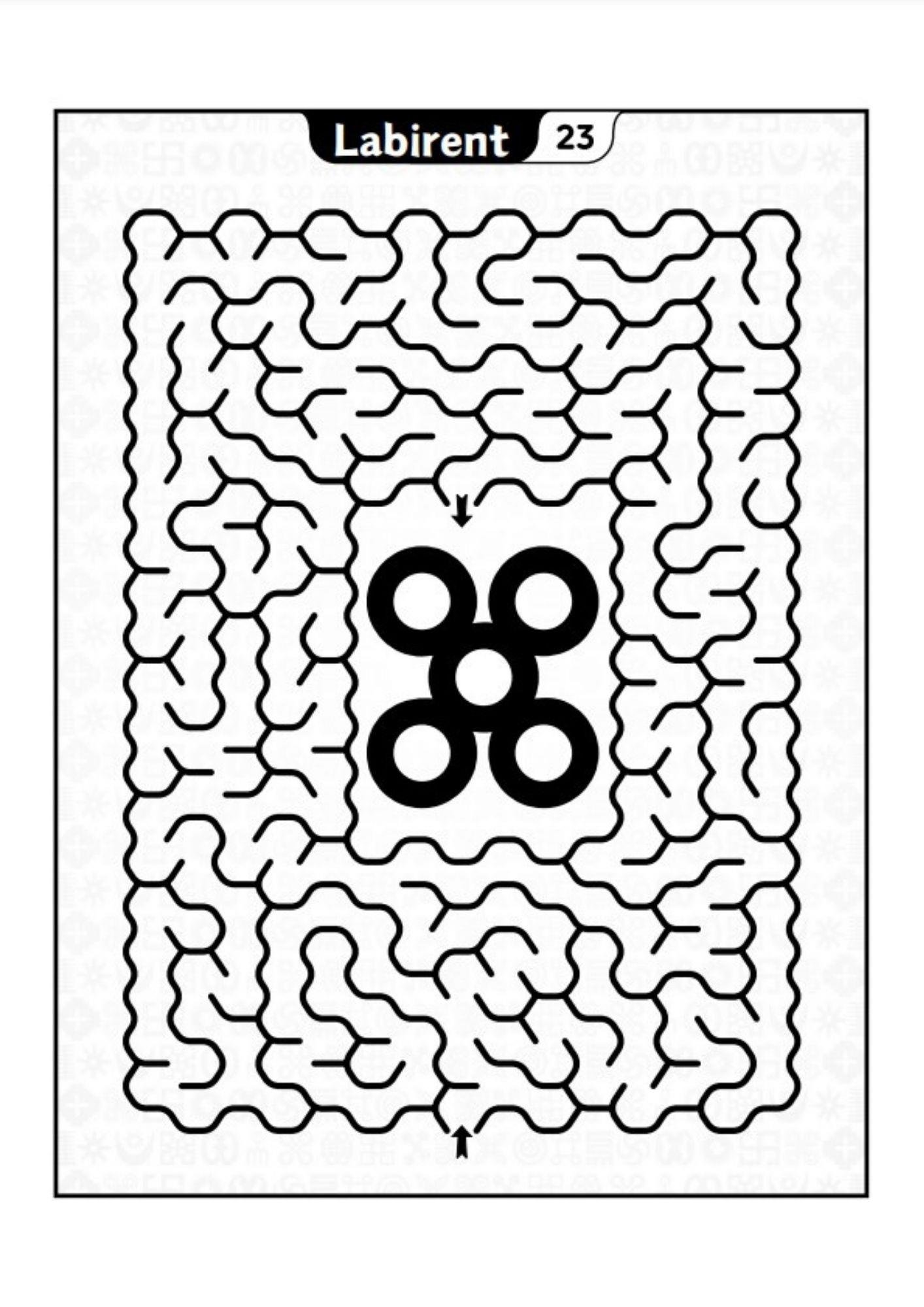 Sembollü Labirent Bulmaca Kitabı (4-9 YAŞ)