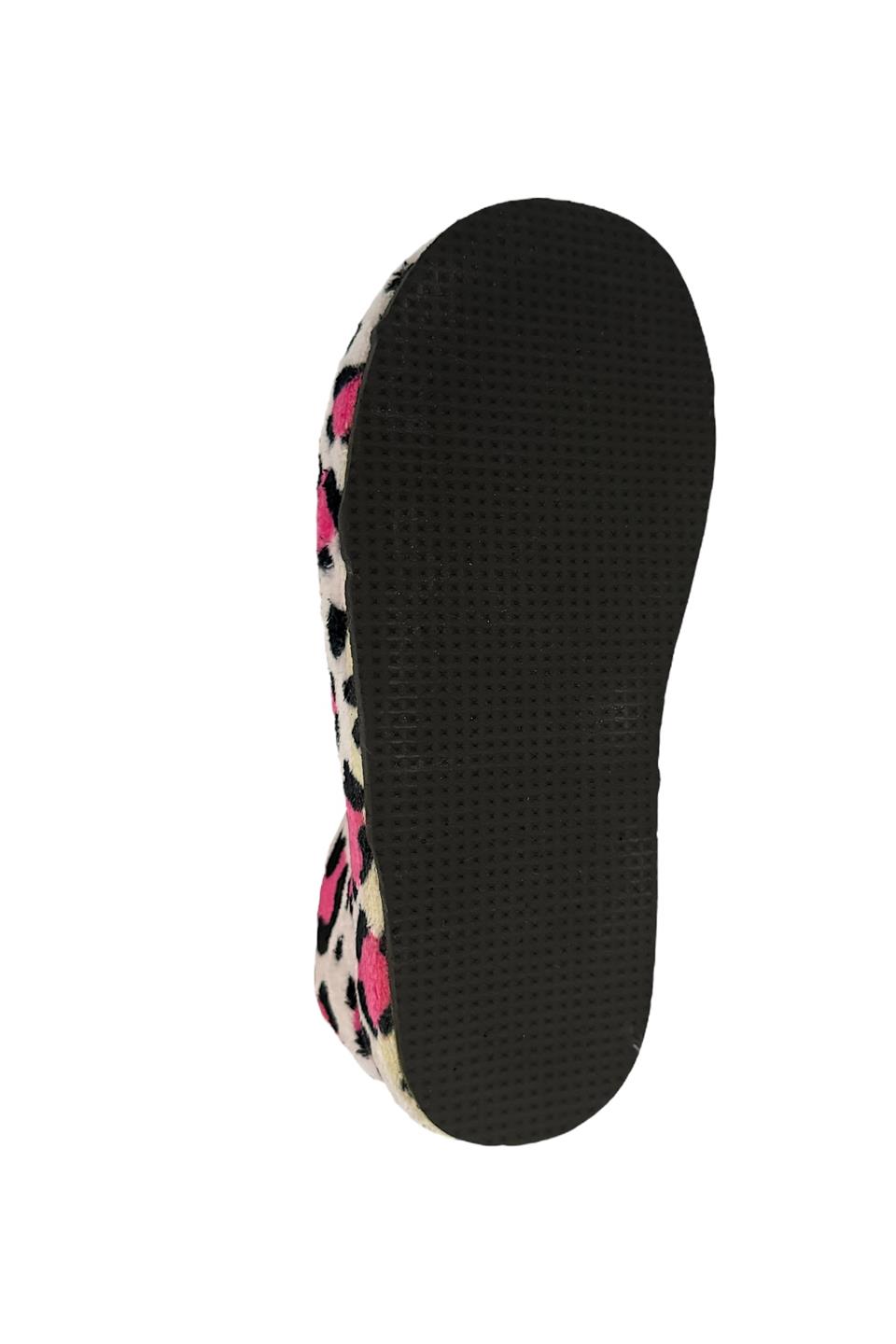 Kadın Panduf Ev Ayakkabısı Ev Botu Kalın Hafif Taban PUDRA - SİYAH