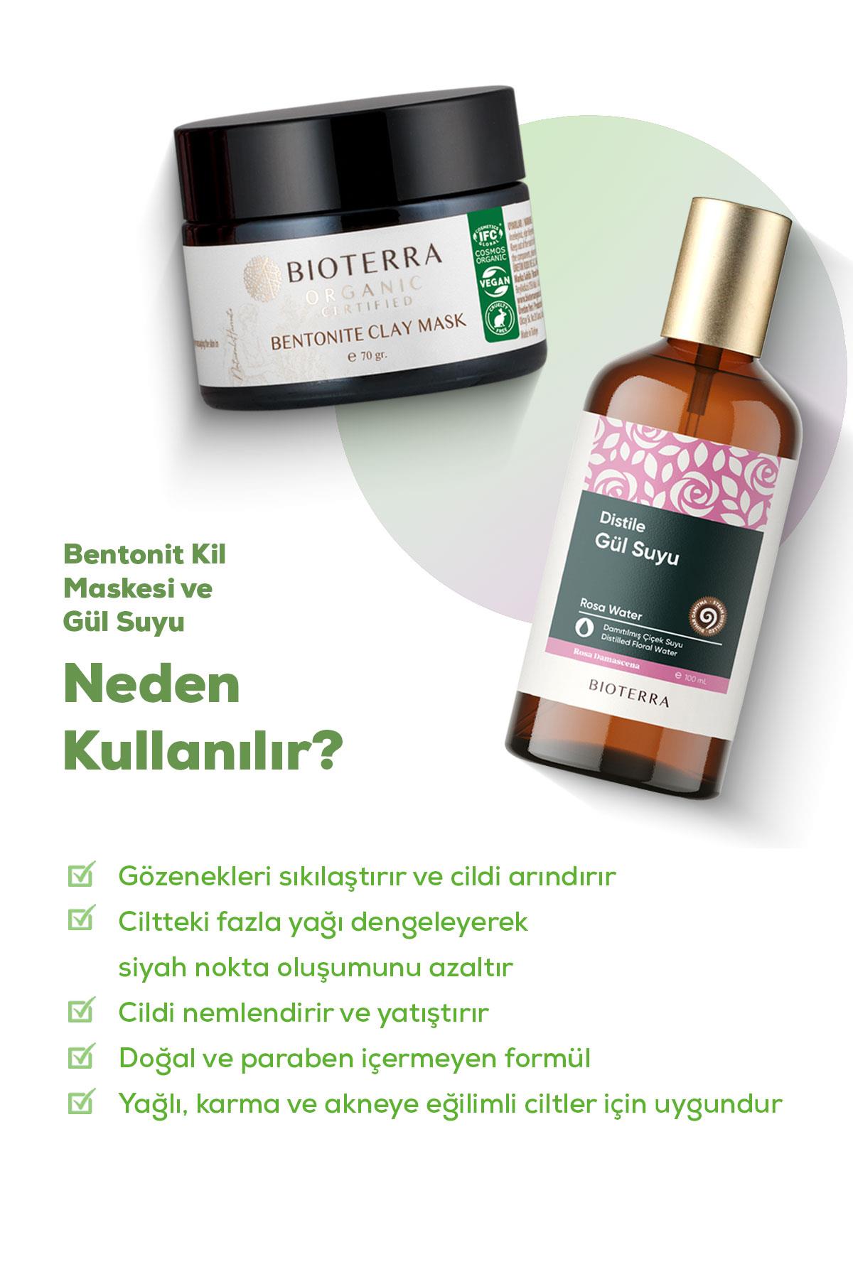 "Doğal Güzellik: Organik Gül Suyu ve Kil Maskesi Seti ile Kusursuz Cilt ...