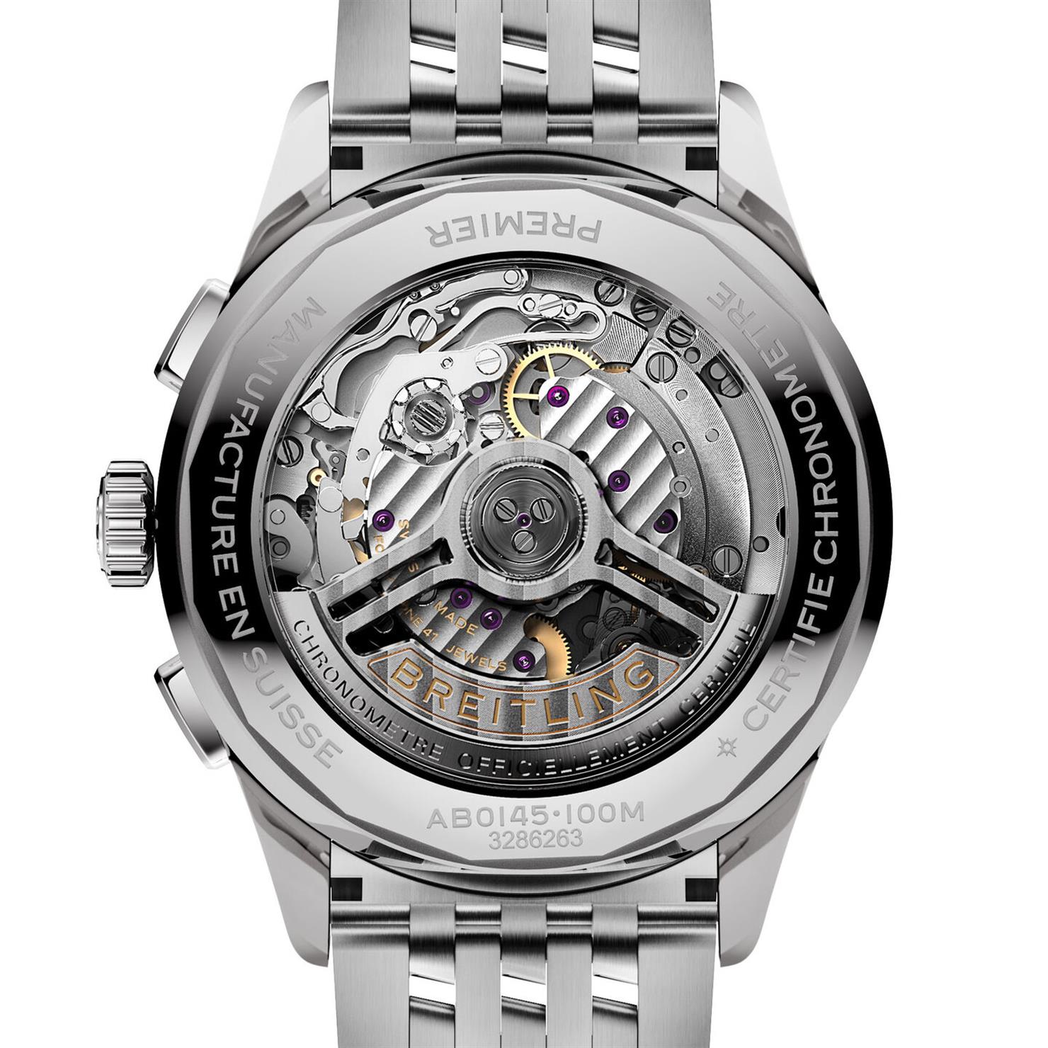 Breitling Premier B01 Chronograph 42 AB0145331K1A1 Erkek Kol Saati