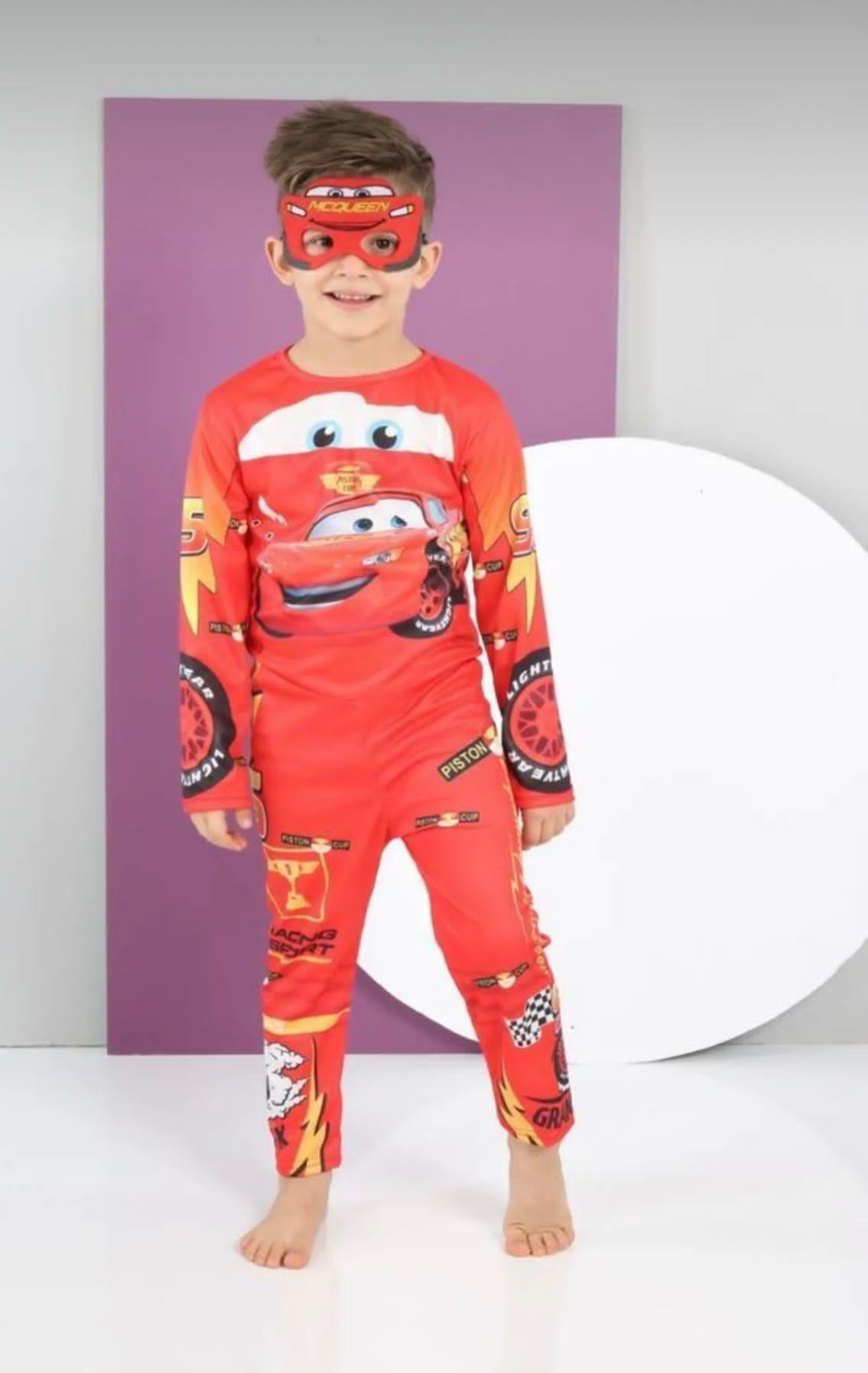 Şimşek Mcqueen Kostüm ve Maske