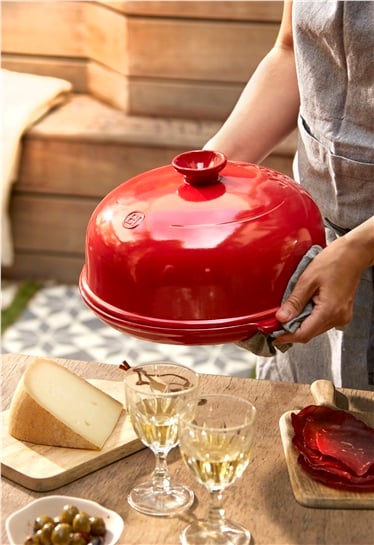 Emile Henry - EH Fırın Kabı Ekmek Yuvarlak 34 cm Kırmızı/Burgundy -349108 - Chef&Co - 3289313491089