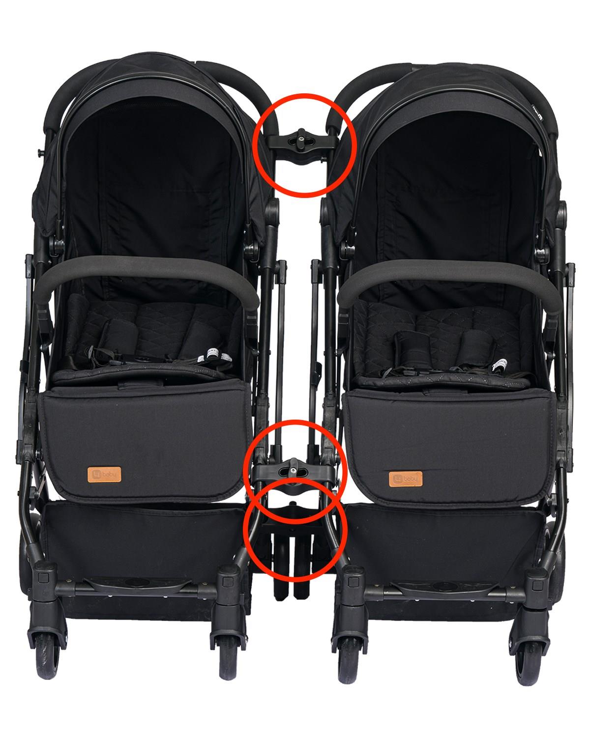 4 Baby AB-1000 İkiz Bebek Arabası Aparatı 8683363904455