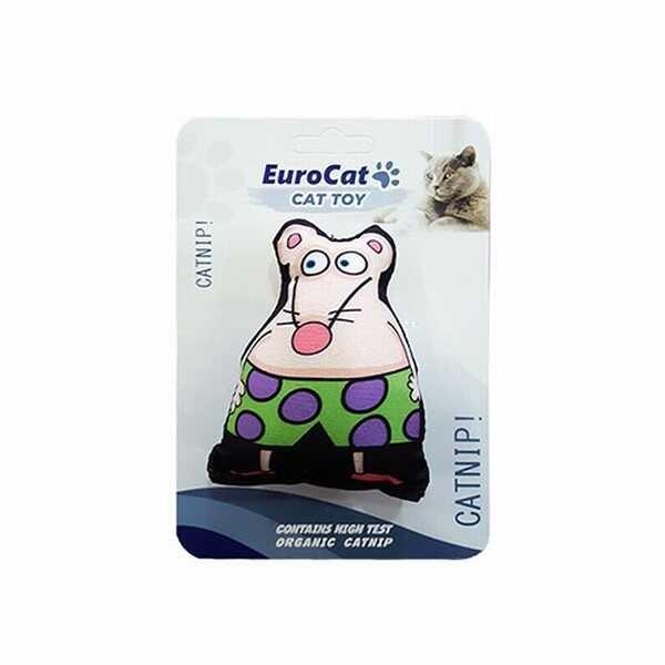 EuroCat Süper Fare Kedi Oyuncağı Beyaz 9,5 Cm - 8681144191452