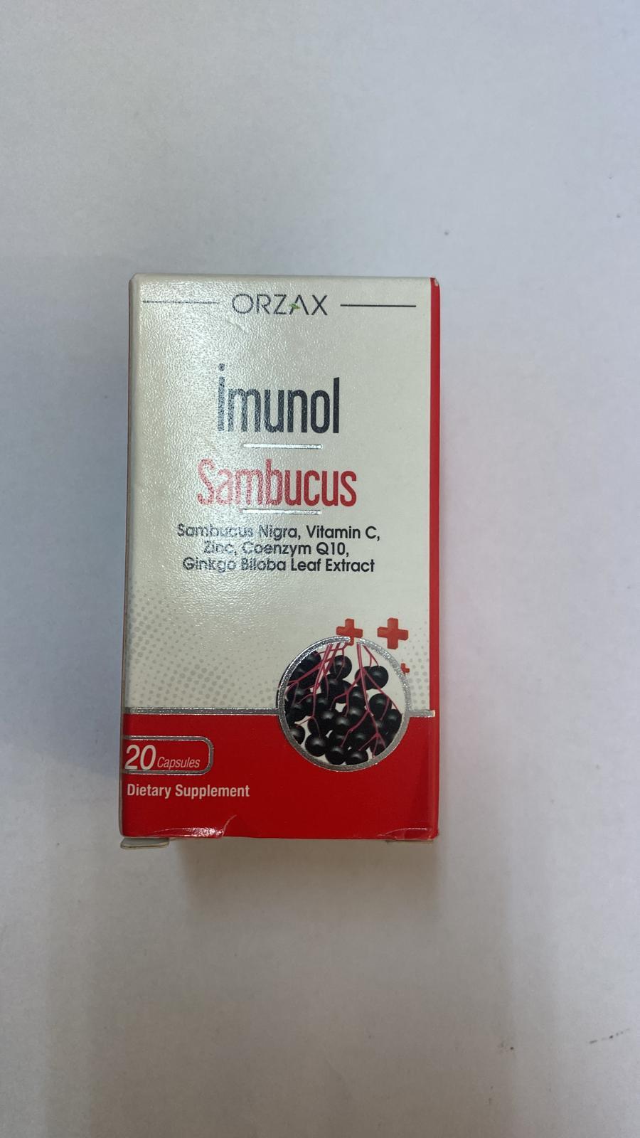 Orzax Ocean İmunol Sambucus 20 Kapsül