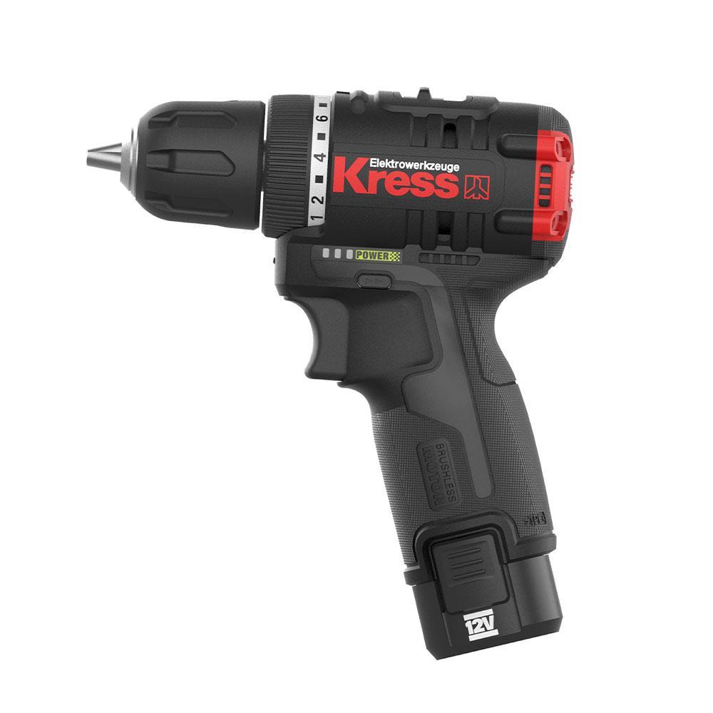 Kress KUA24 12Volt/2.0Ah Li-ion Çift Akülü Kömürsüz Profesyonel Şarjlı ...