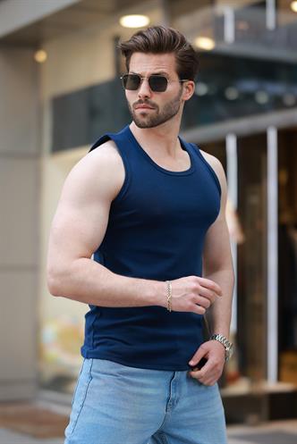 Madmext Kalın Askılı Basic Erkek Atlet