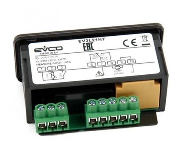 DİJİTAL TERMOSTAT EVCO EV3L21 TEK PROB (220V)