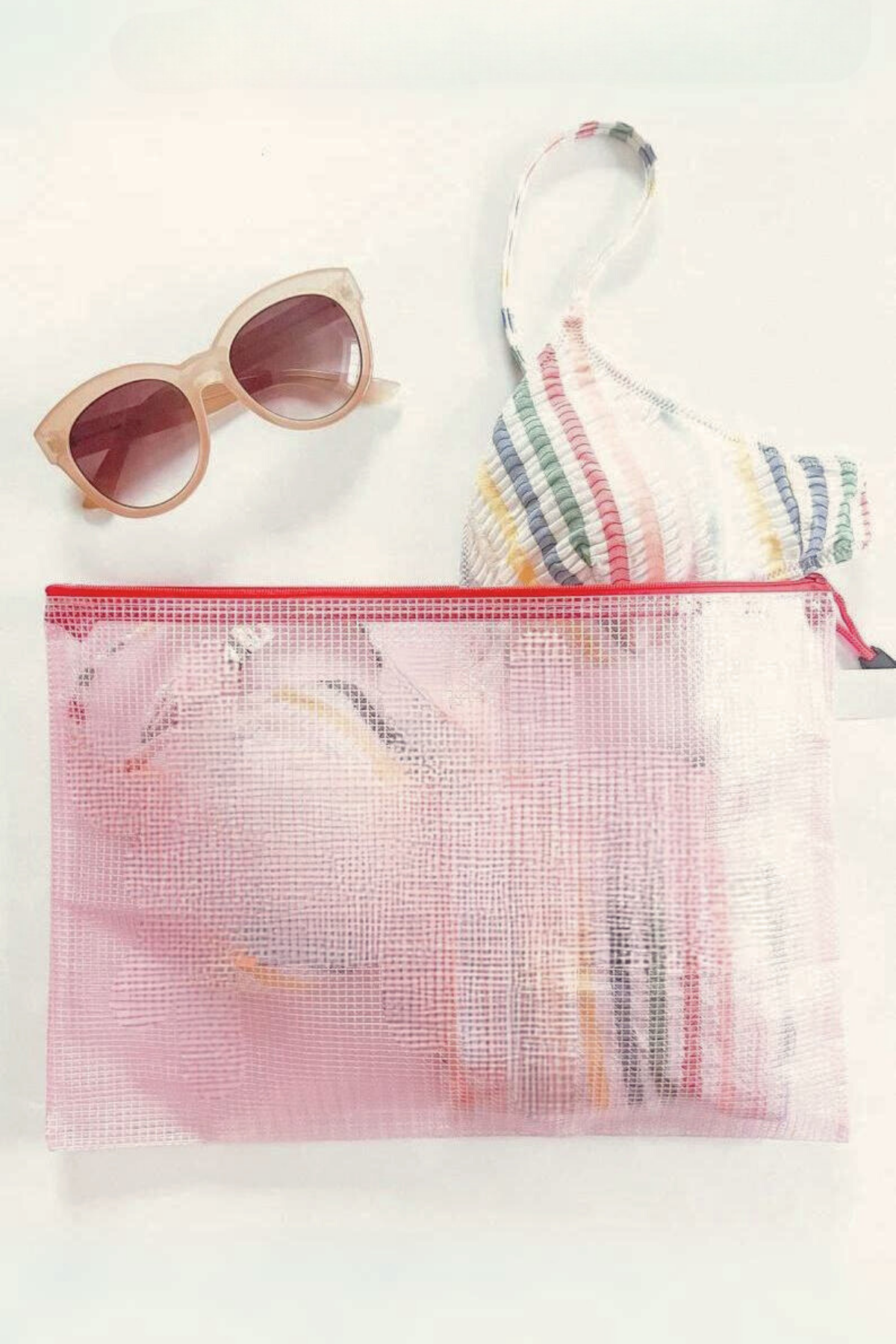 Su Geçirmez , Islak ,temiz, Kirli , Havuz, El Plaj Çantası Pembe