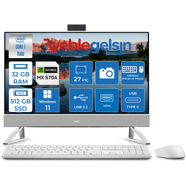 Dell Inspiron 7730 Intel Core 7 150U 32GB 512GB SSD Geforce® MX570A ...