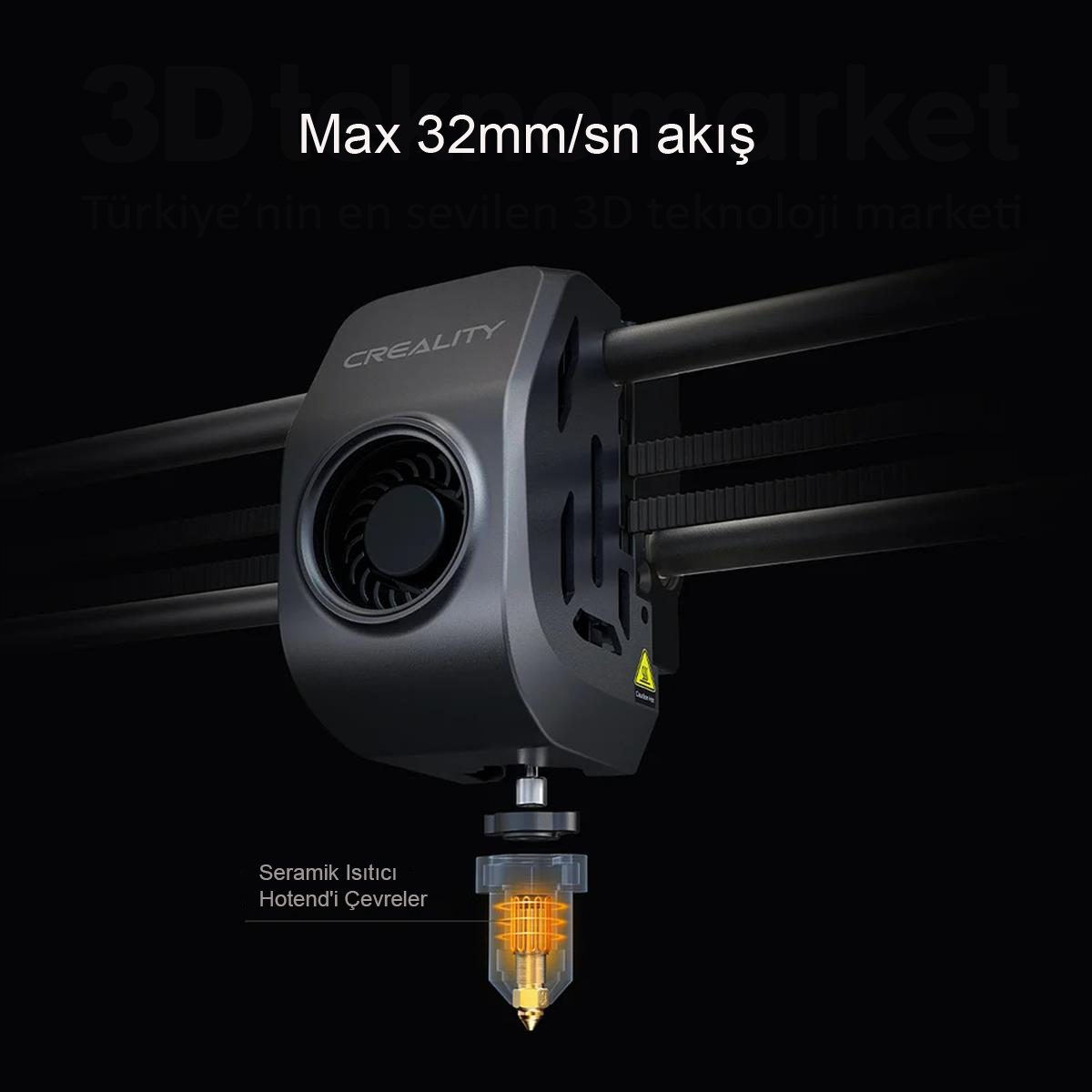Creality K1 Max Yüksek Hızlı 3d Yazıcı
