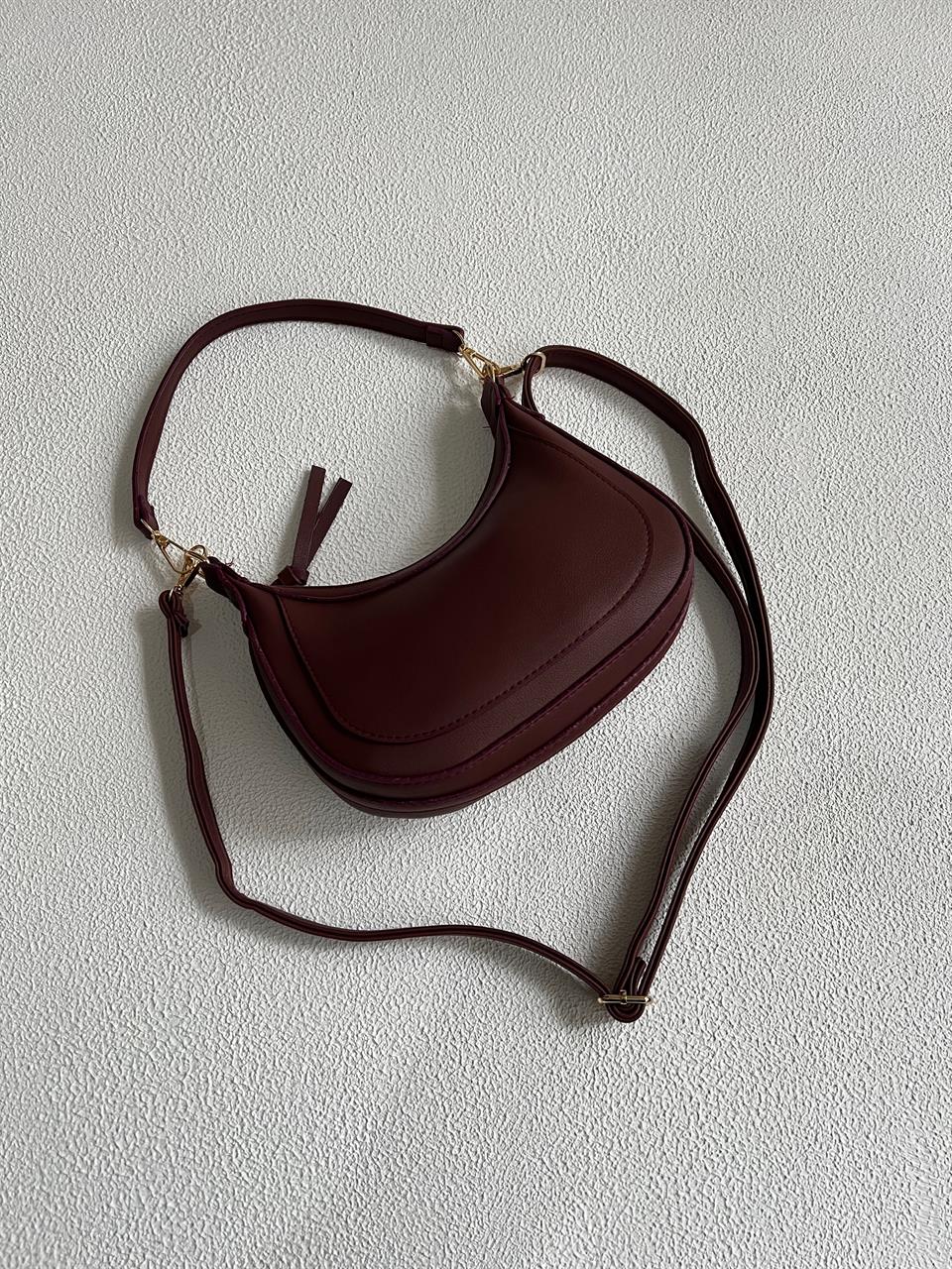 Alanya Model El Ve Kadın Omuz Çantası Bordo