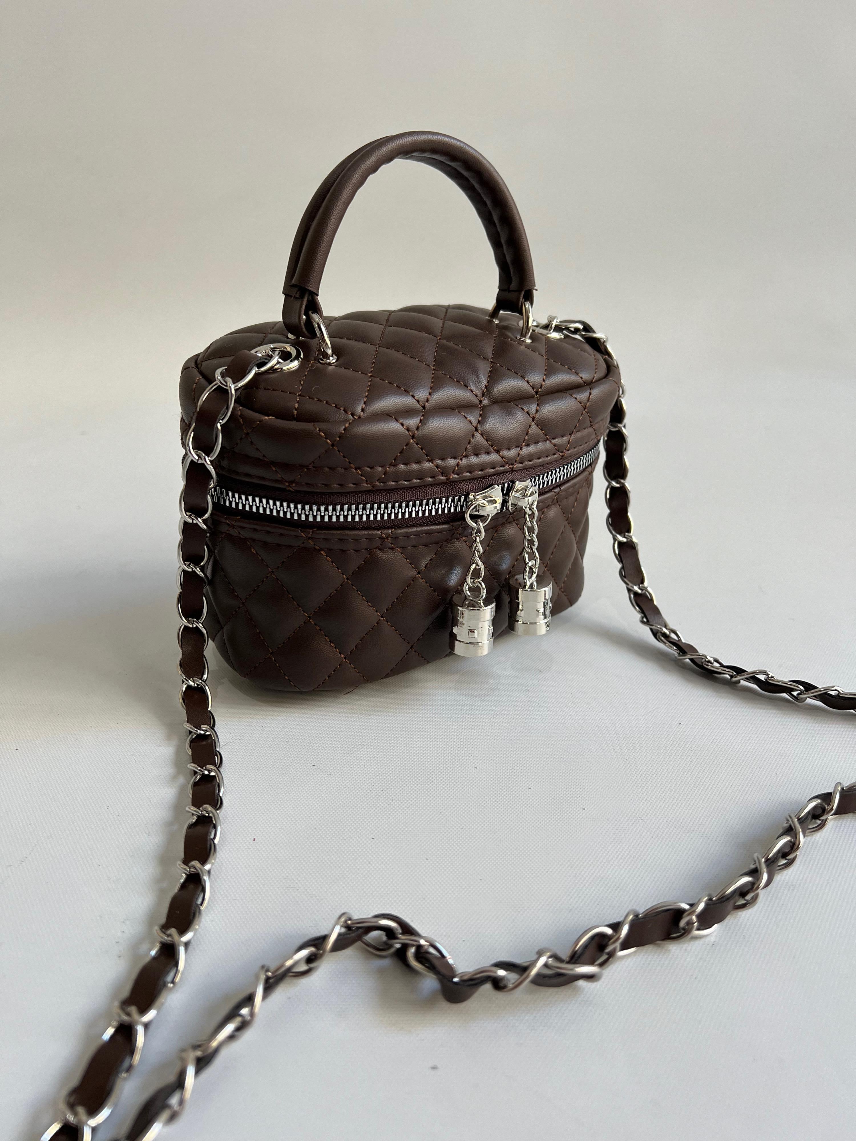 Zilly Model El Ve Kadın Omuz Çantası Acı Kahve