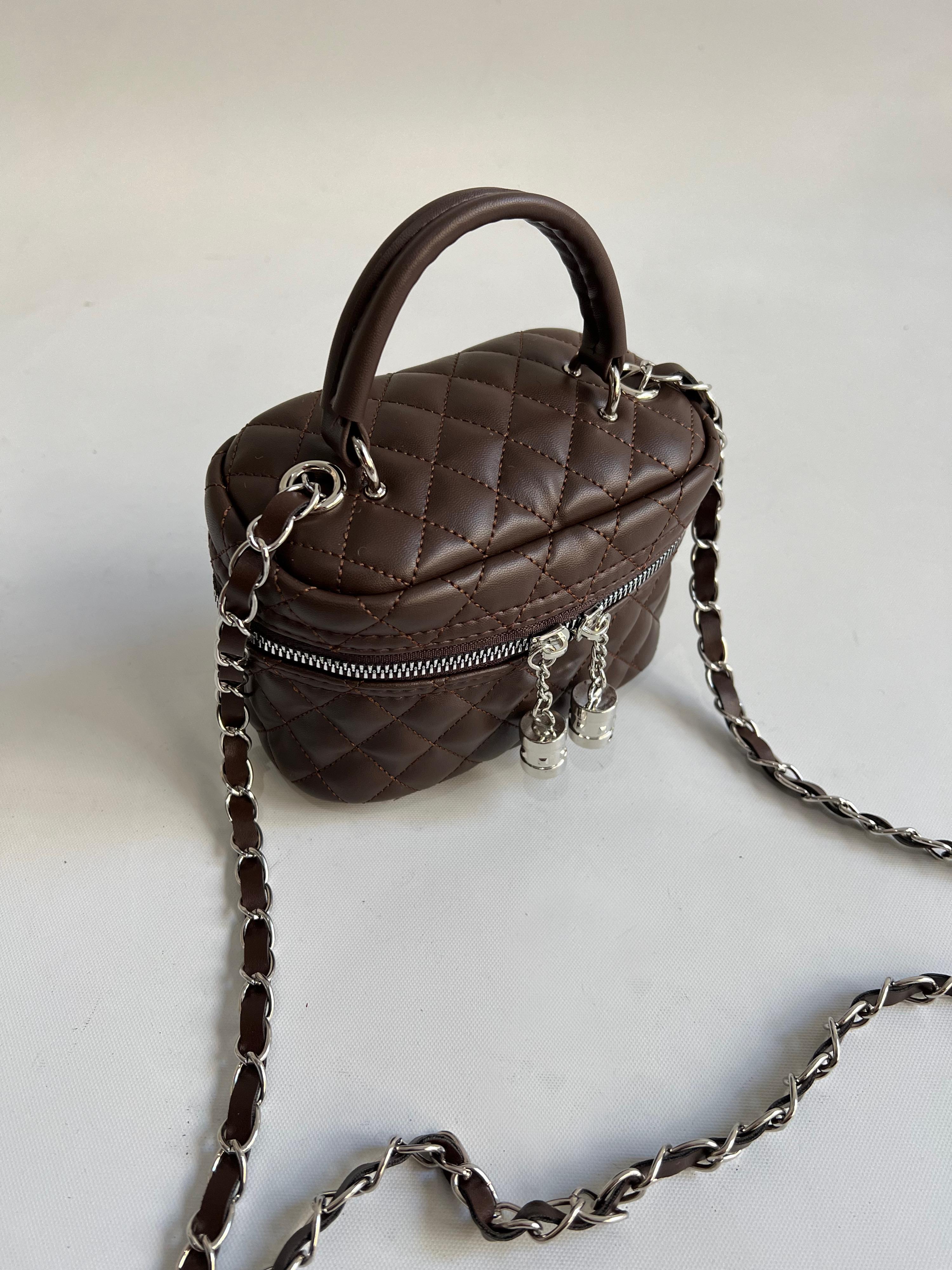 Zilly Model El Ve Kadın Omuz Çantası Acı Kahve