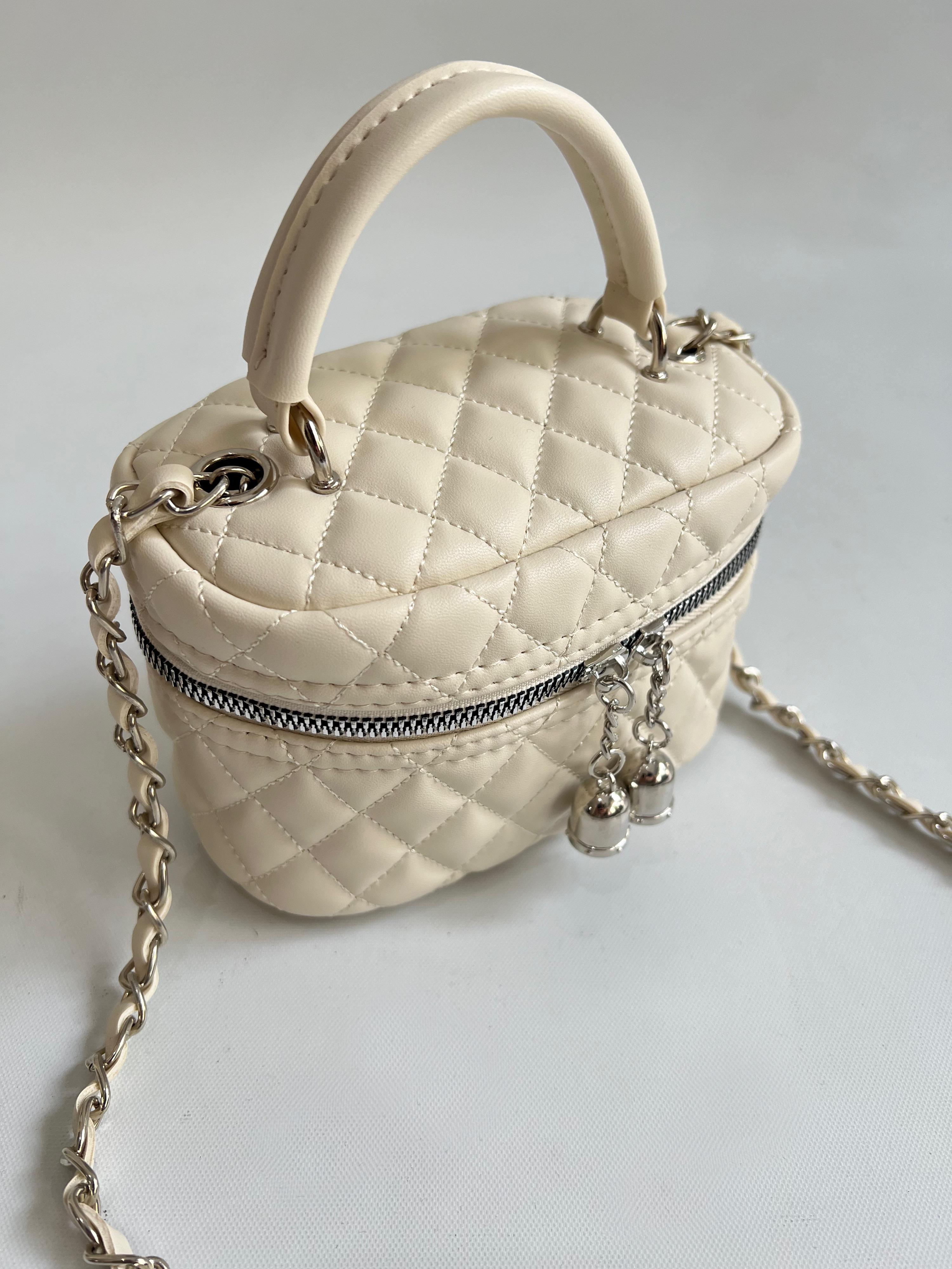 Zilly Model El Ve Kadın Omuz Çantası Krem