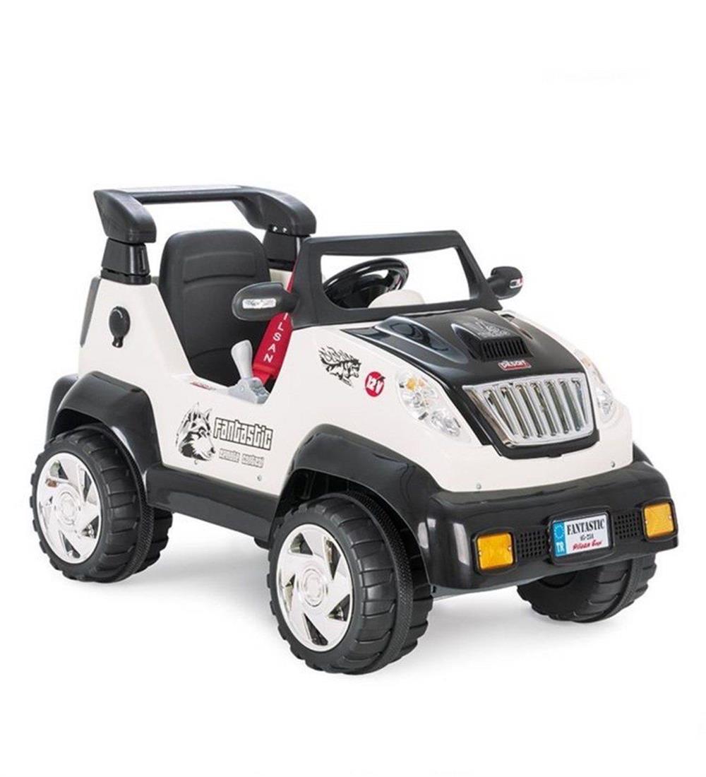 Pilsan Fantastik Akülü Araba 12V (Ebeveyn Kontrollü) Beyaz | lorellishop.com