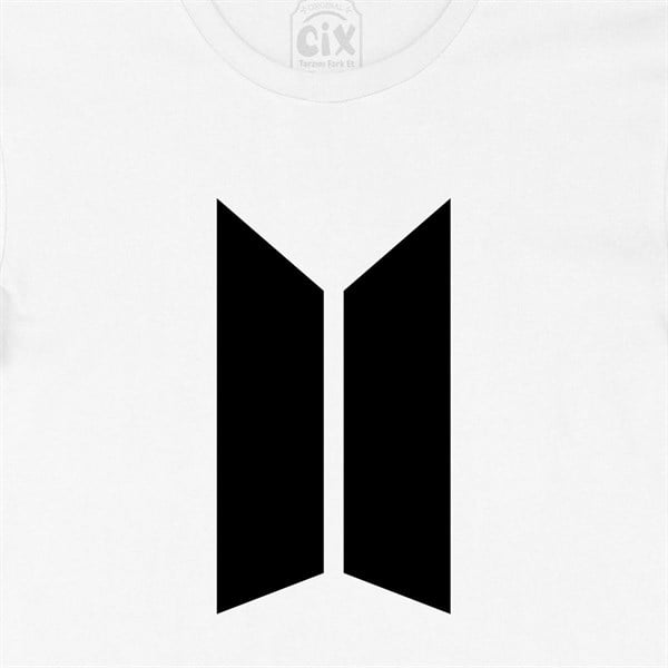 Cix Bts Büyük Logolu Tişört - Ücretsiz Kargo