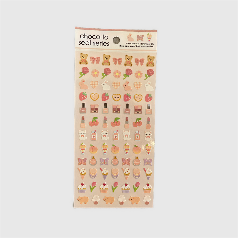 Cute Pink Theme Sticker Set
