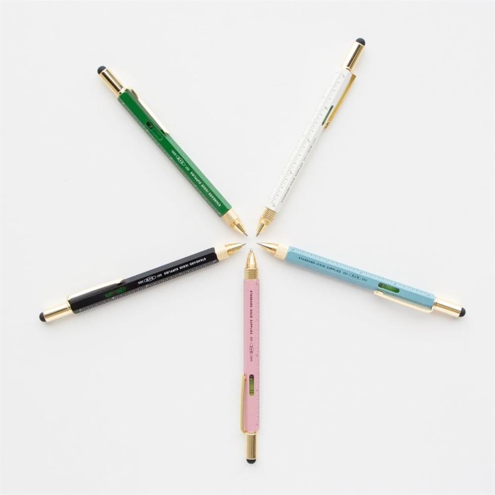 DesignWork Ink Standard Issue Tool Pen - Çok Amaçlı Fonksiyon Kalemi Gold