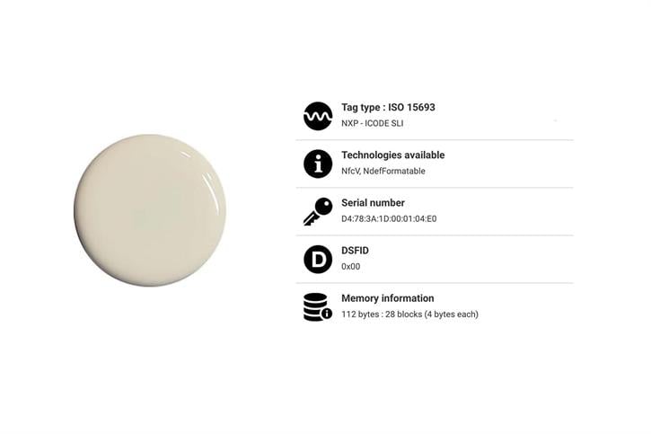 NFC TAG ICODE SLIX- 30mm Dia