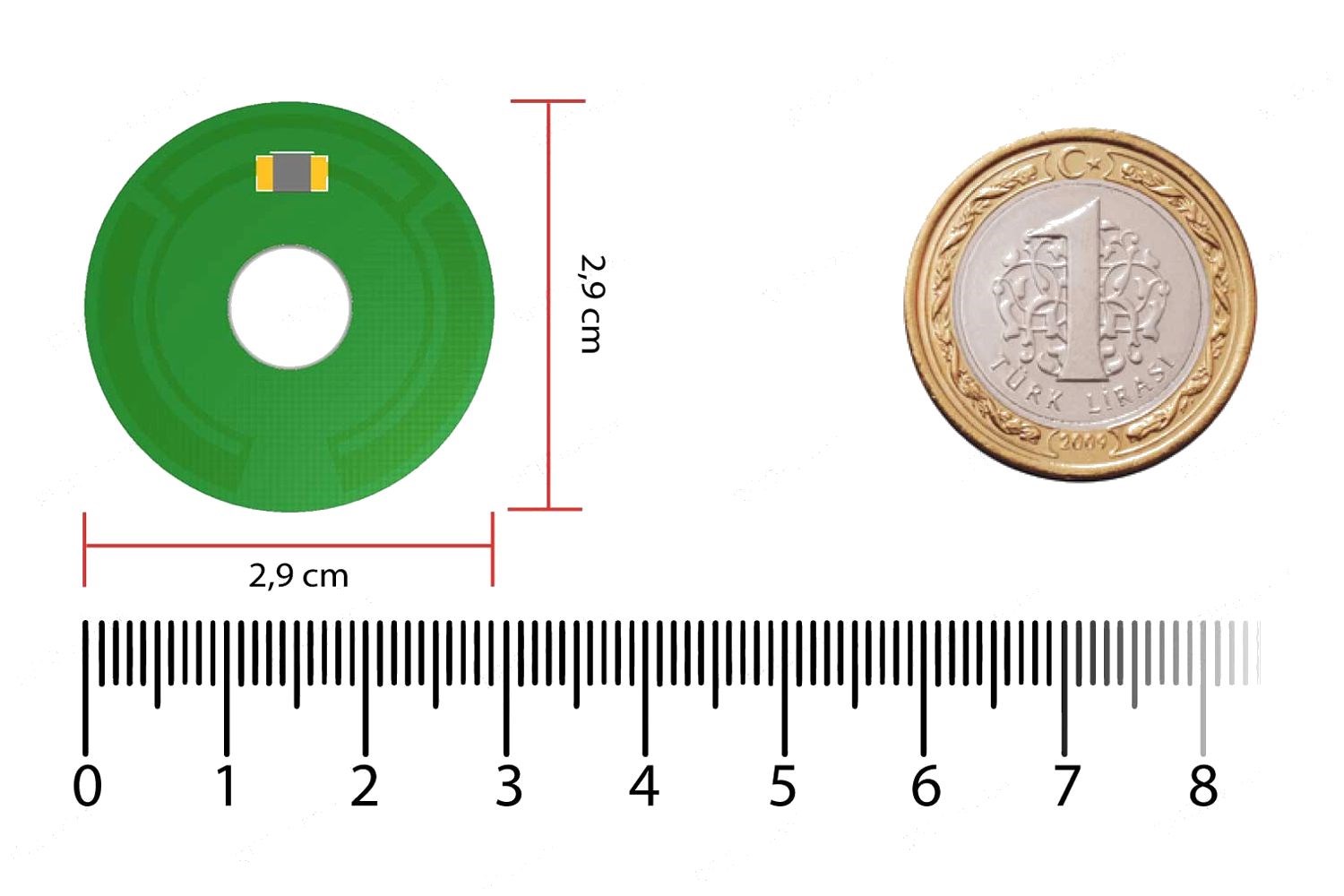 TPS-D29-NFC RFID PCB Rigid Label