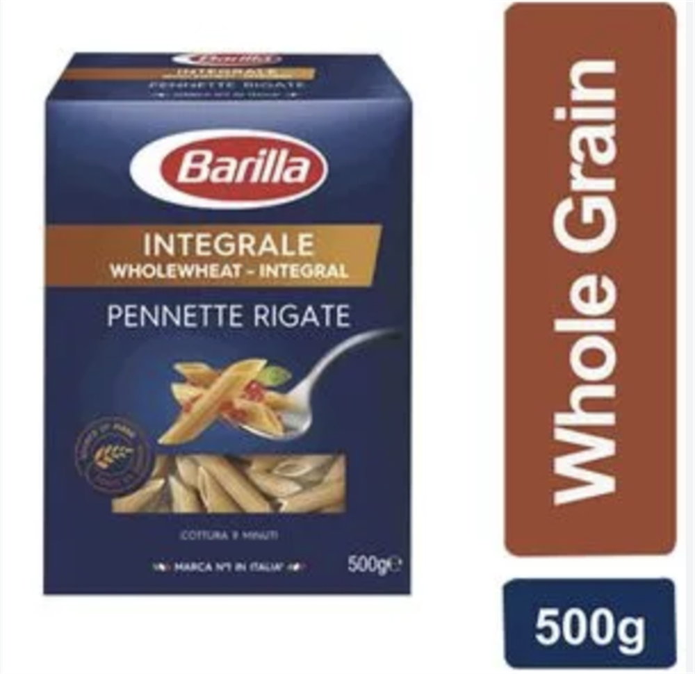 Barilla Integrale Whole Wheat Pennette Rigate 500 g