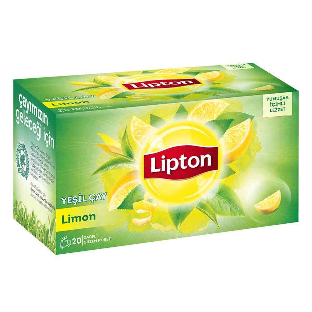 Lipton Green Tea with Lemon 20 Tea Bags 30 g