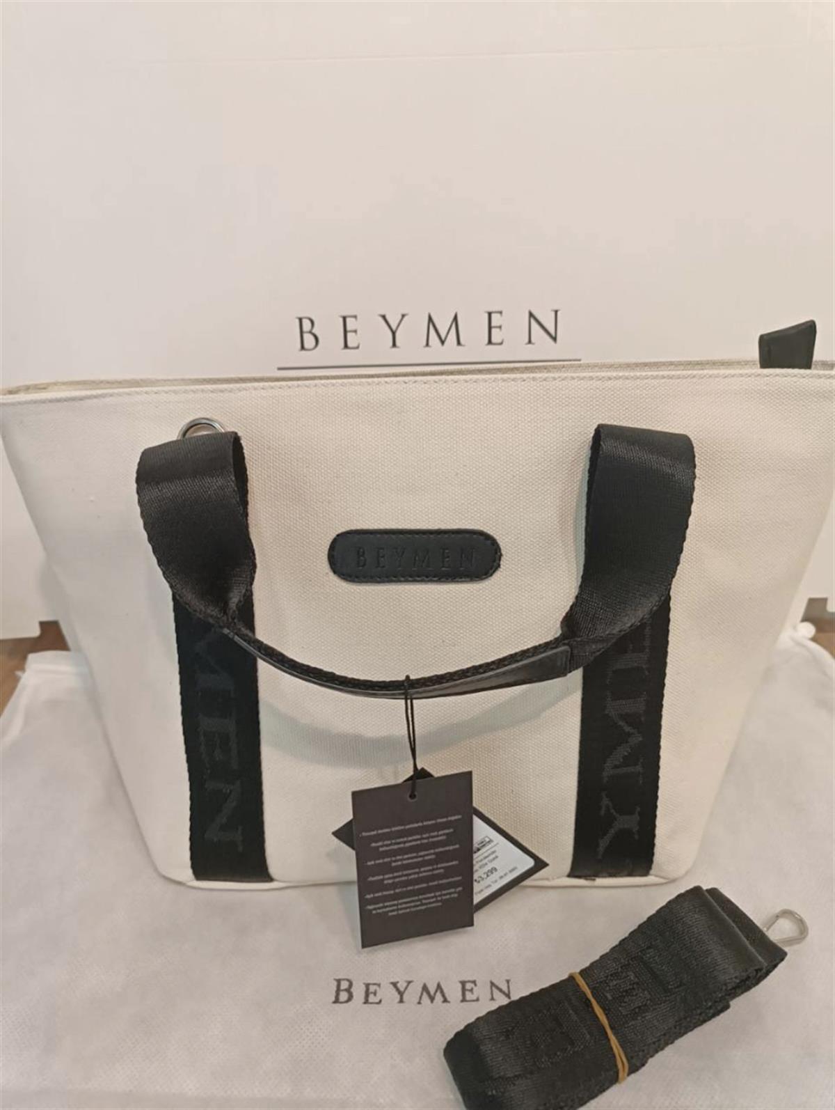 Beymen Kanvas Siyah Askılı Çanta