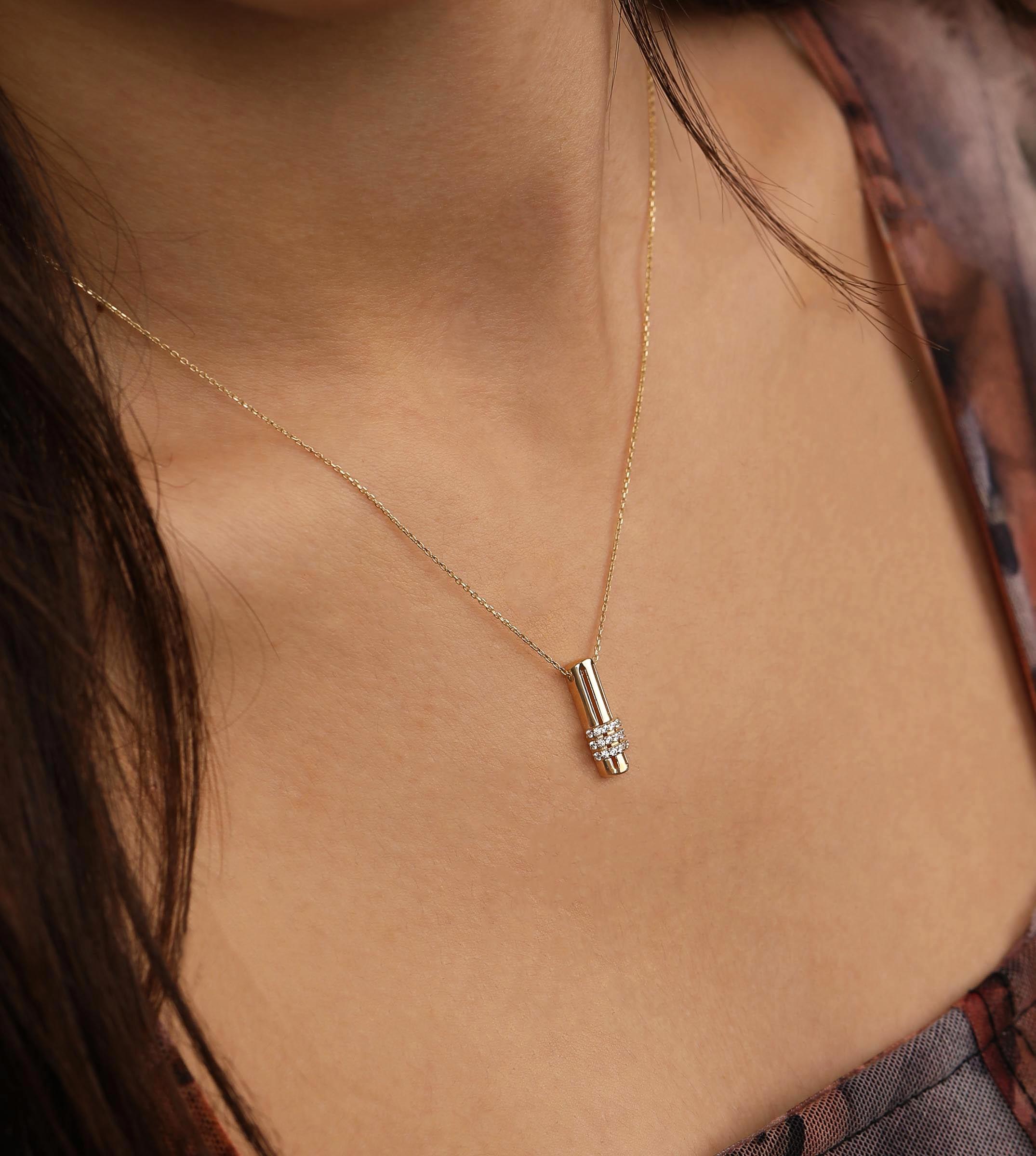 Alya Kolye | Elis Kuyumculuk Minimal Kolyeler Modelleri