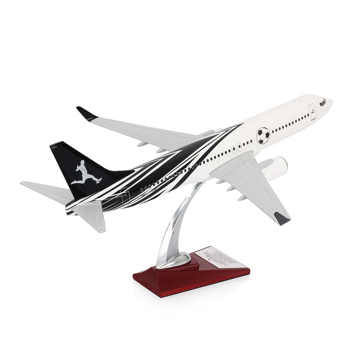 Zekupp - Maket Uçak - Boeing 737-800 1/100 - SİYAH BEYAZ TARAFTAR, Özel ...